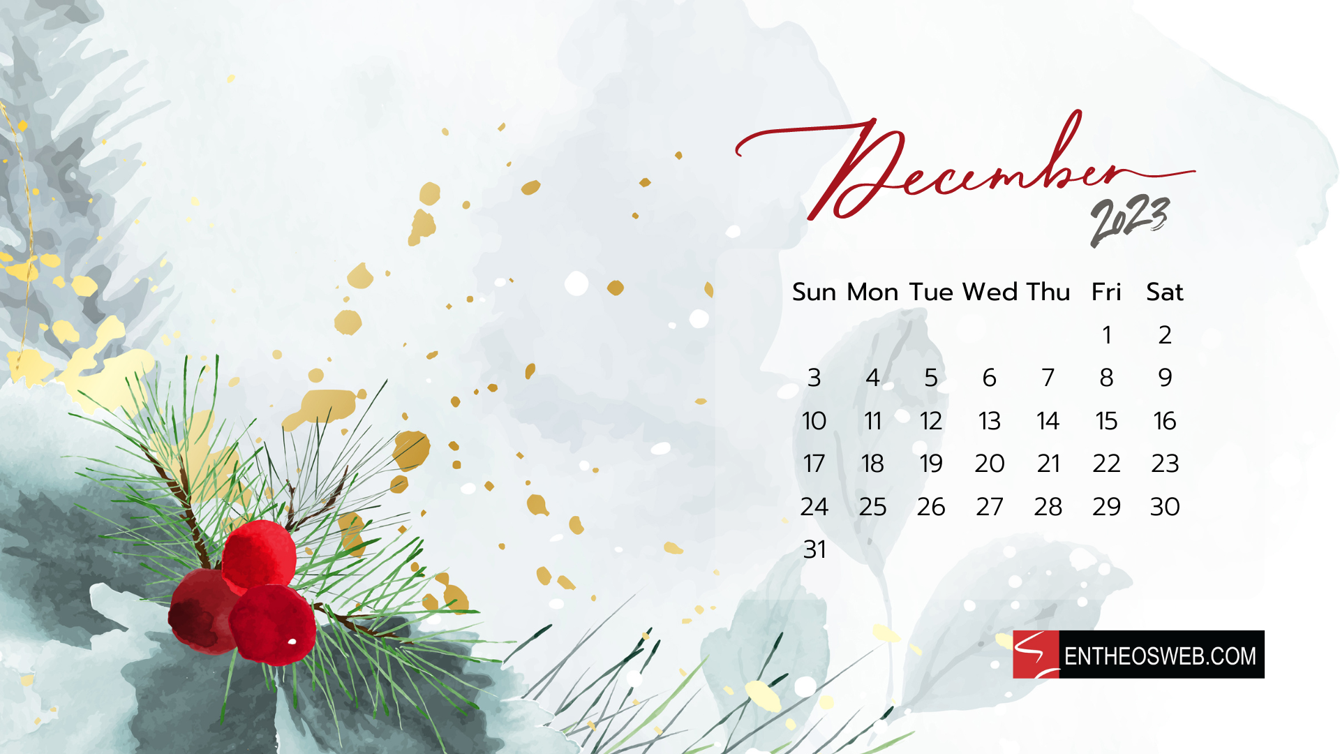 December 2023 Calendar Wallpapers - Top Free December 2023 Calendar ...