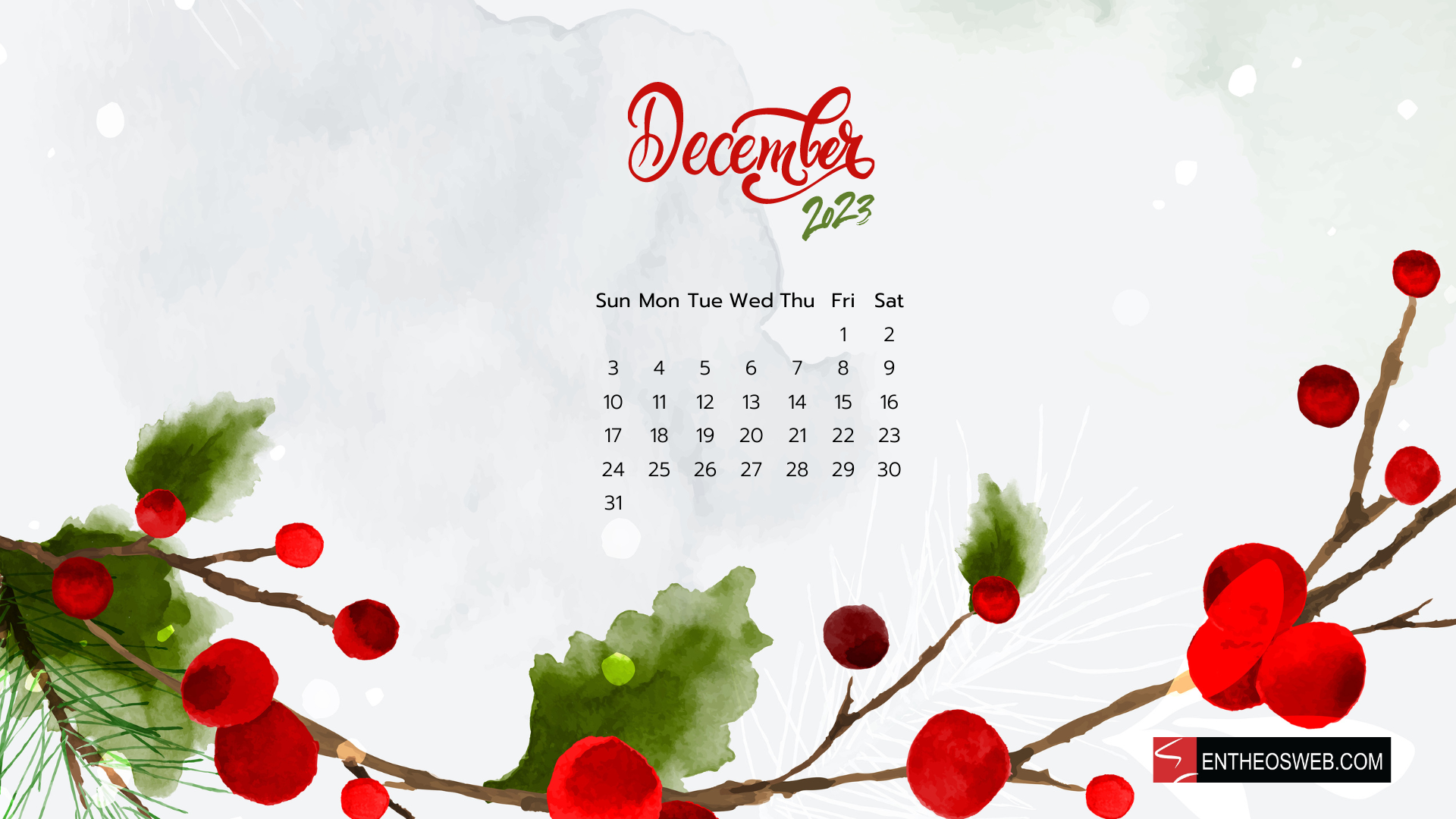 December 2023 Calendar Wallpapers - Top Free December 2023 Calendar ...