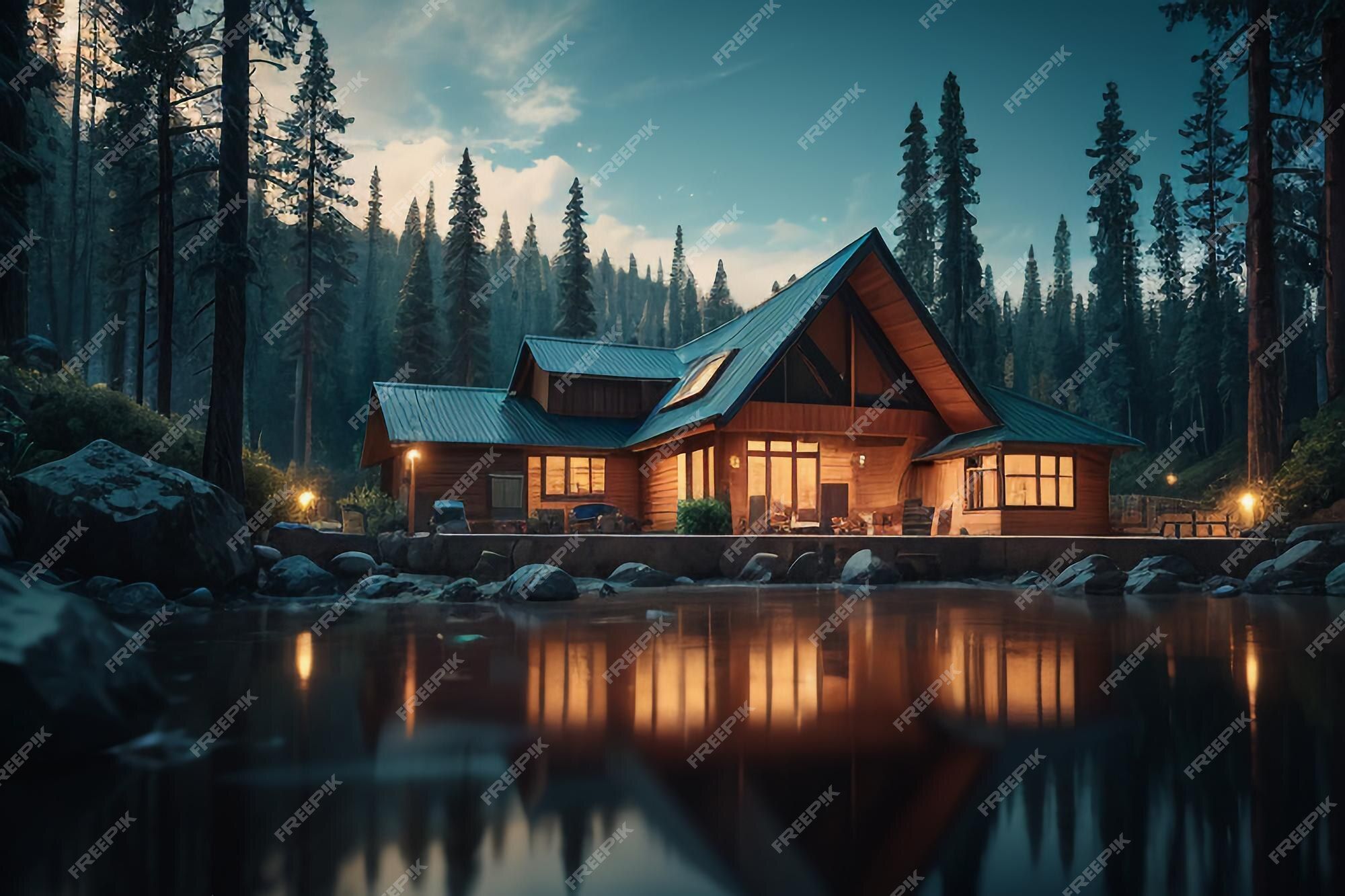 Lake Cottage Wallpapers - Top Free Lake Cottage Backgrounds ...
