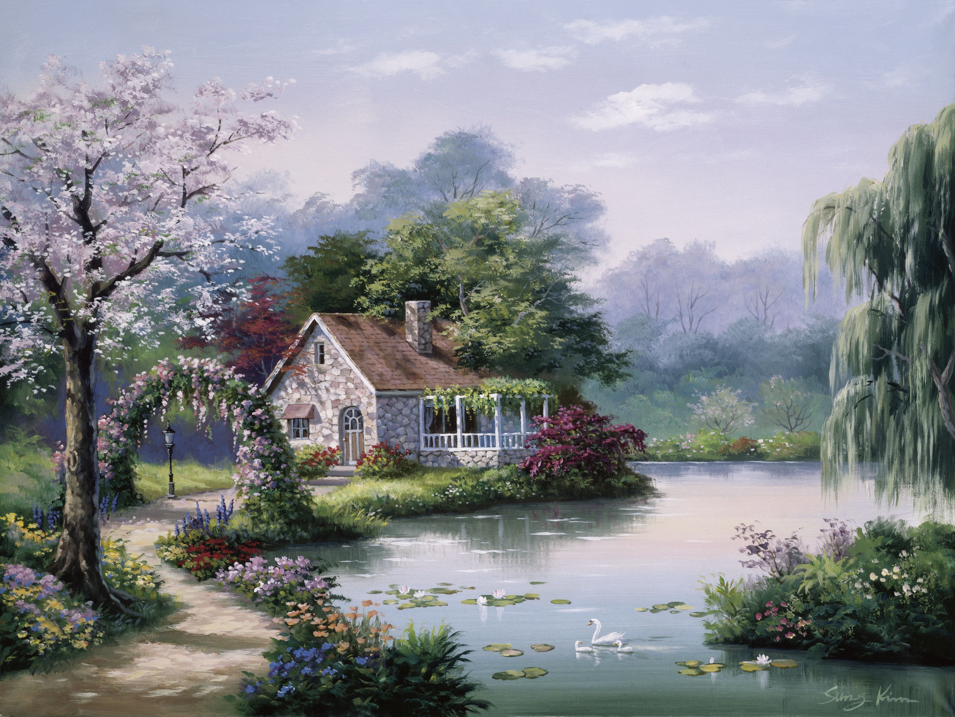 Lake Cottage Wallpapers - Top Free Lake Cottage Backgrounds ...