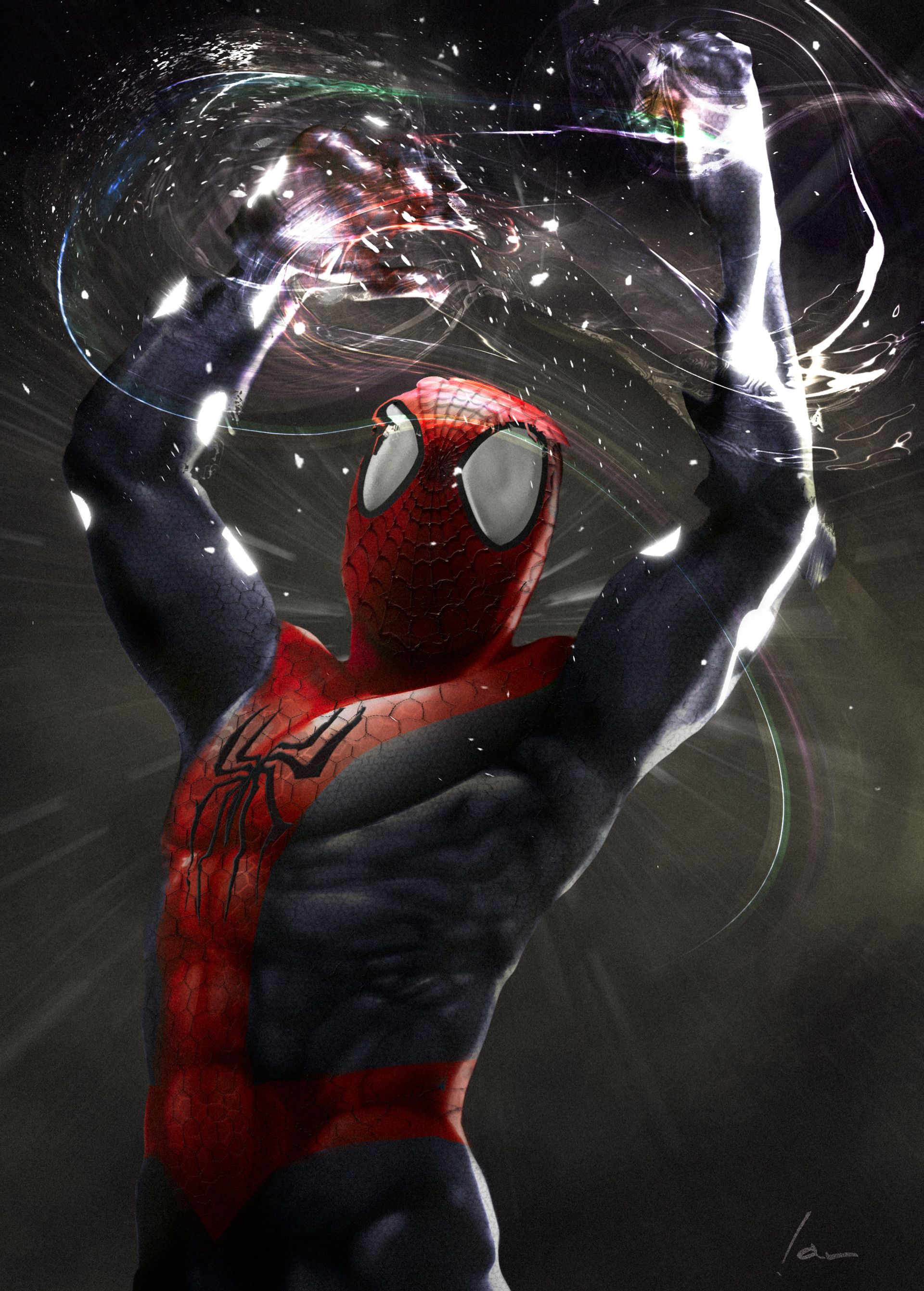 Cosmic Spider Man Wallpapers - Top Free Cosmic Spider Man Backgrounds ...