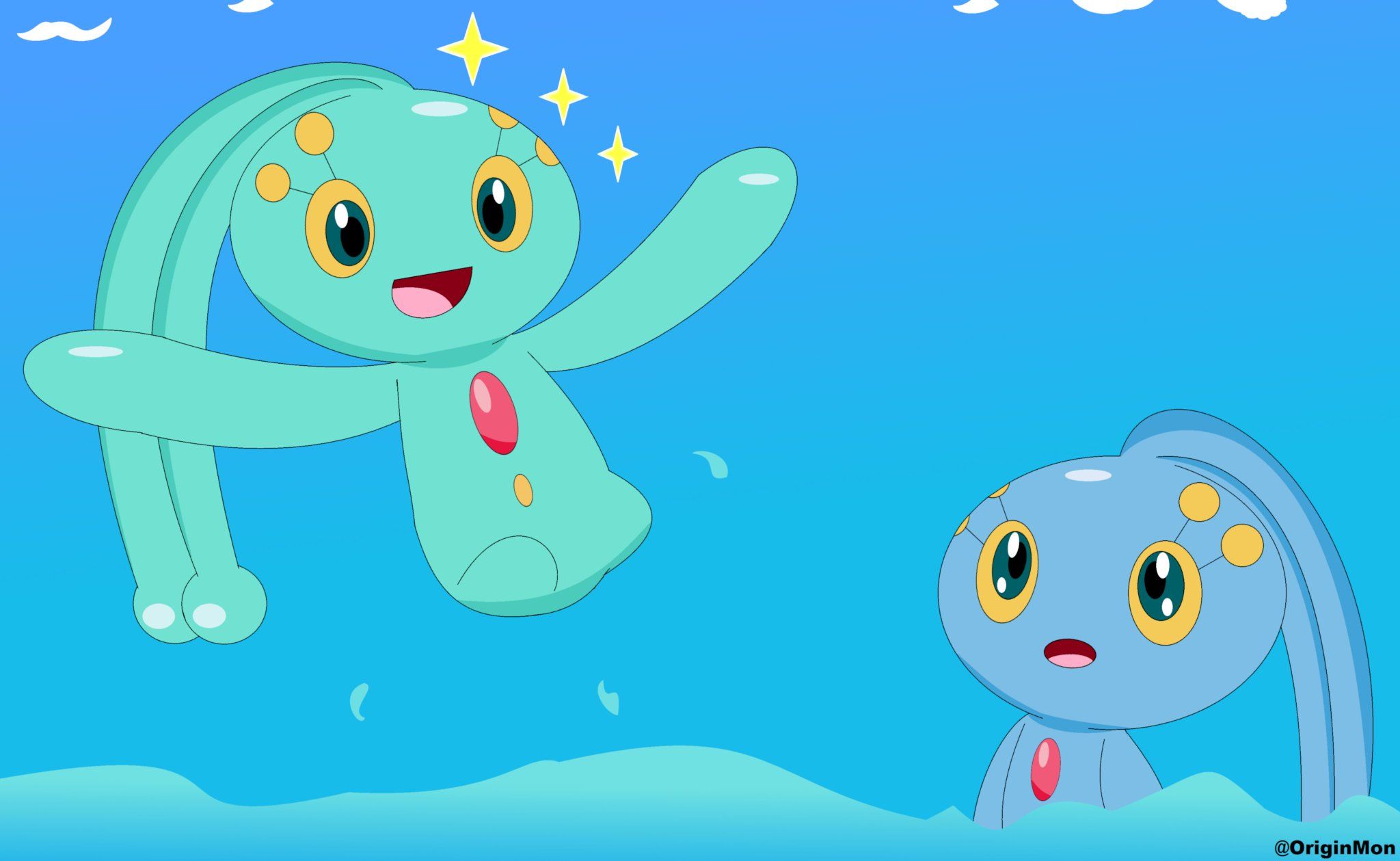 Manaphy Wallpapers - Top Free Manaphy Backgrounds - WallpaperAccess