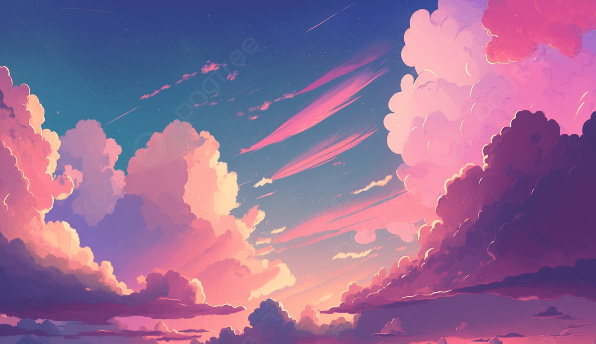 Pink Anime Sky Wallpapers - Top Free Pink Anime Sky Backgrounds ...