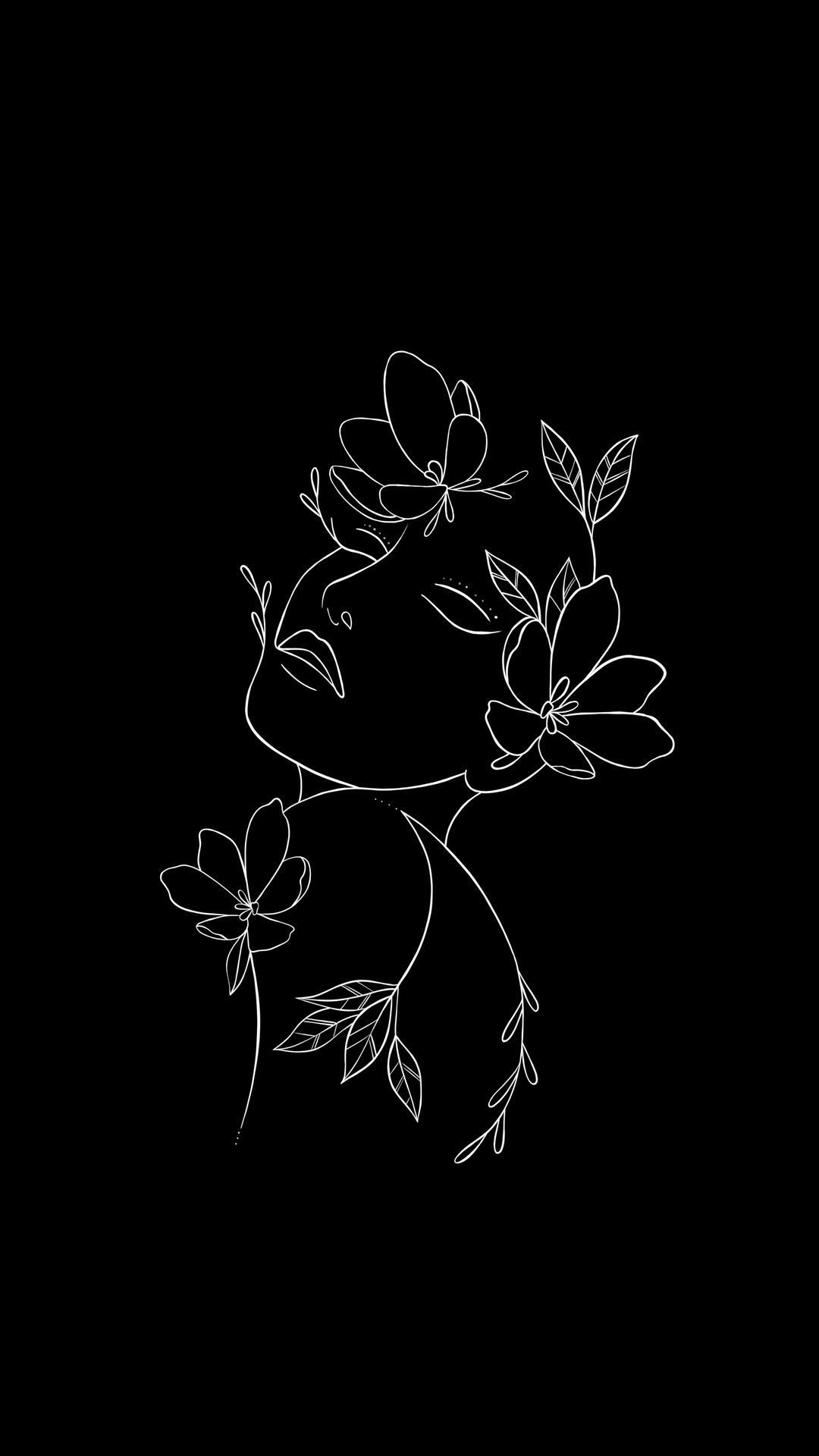 Black Line Art Wallpapers - Top Free Black Line Art Backgrounds ...