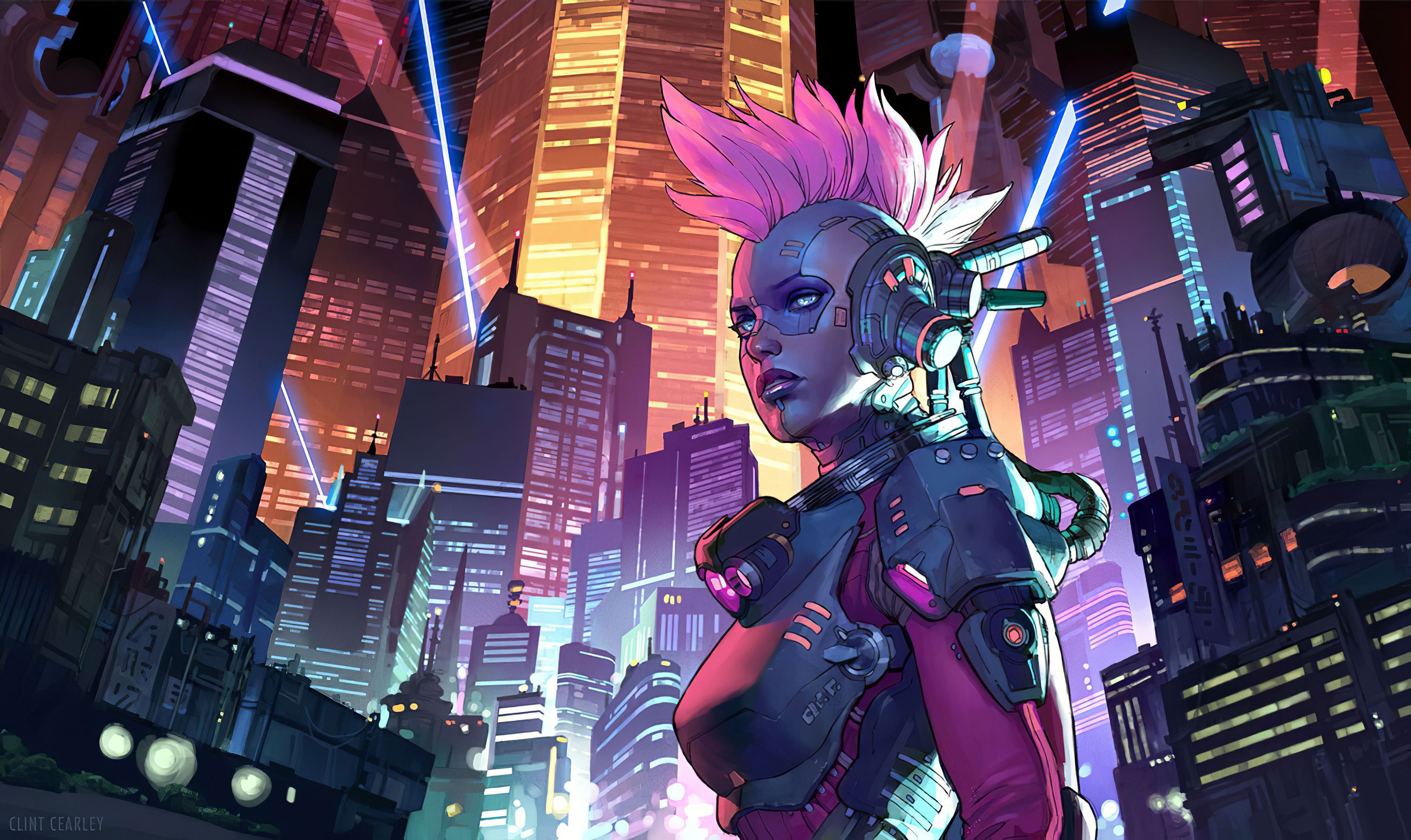 Pink Cyberpunk Wallpapers - Top Free Pink Cyberpunk Backgrounds ...
