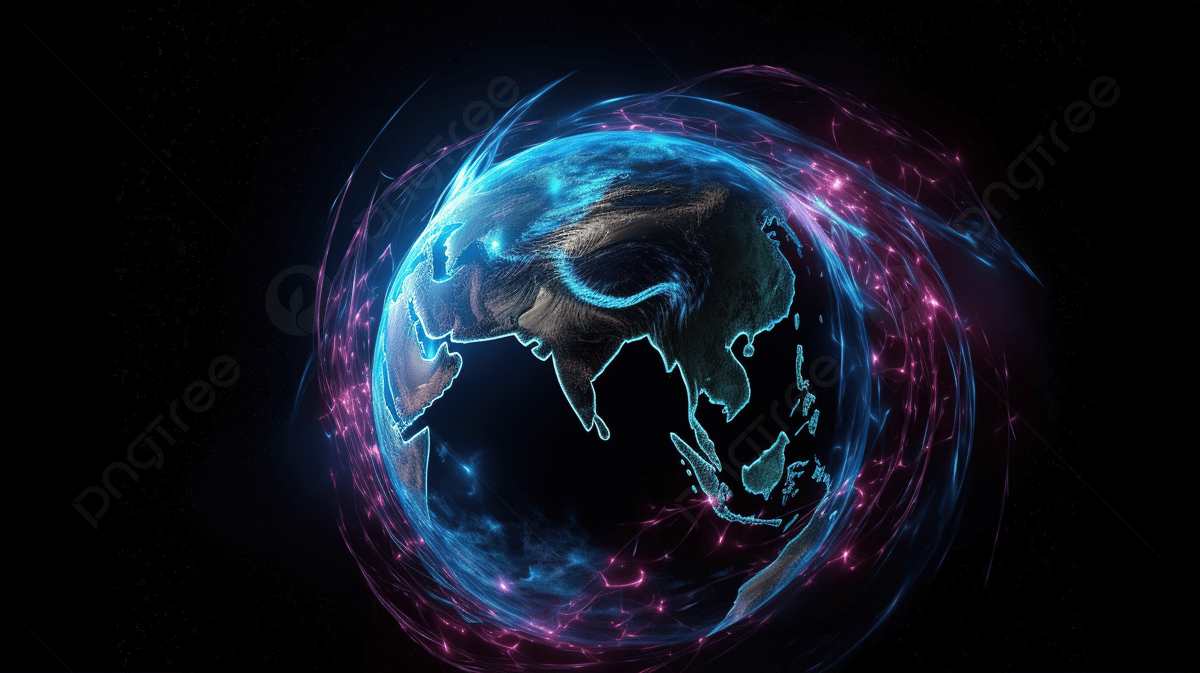 Neon Earth Wallpapers - Top Free Neon Earth Backgrounds - WallpaperAccess