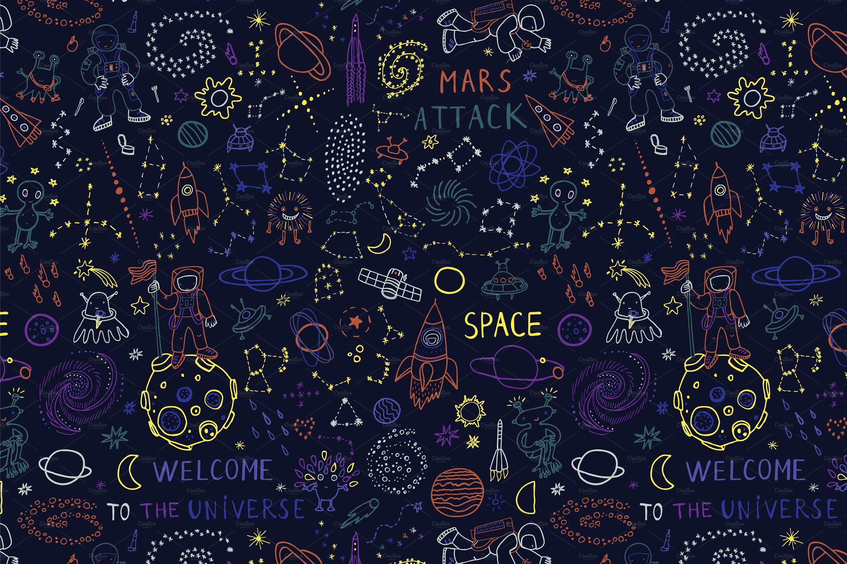 Space Pattern Wallpapers - Top Free Space Pattern Backgrounds ...