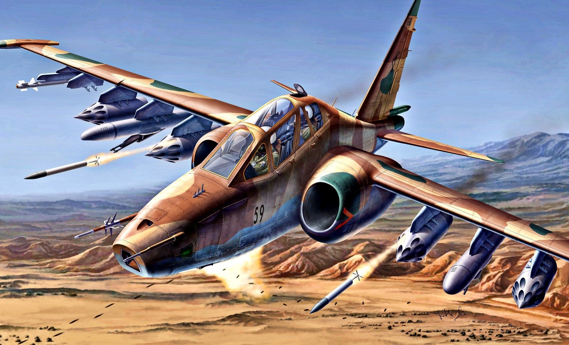 Sukhoi Su-25 Wallpapers - Top Free Sukhoi Su-25 Backgrounds ...