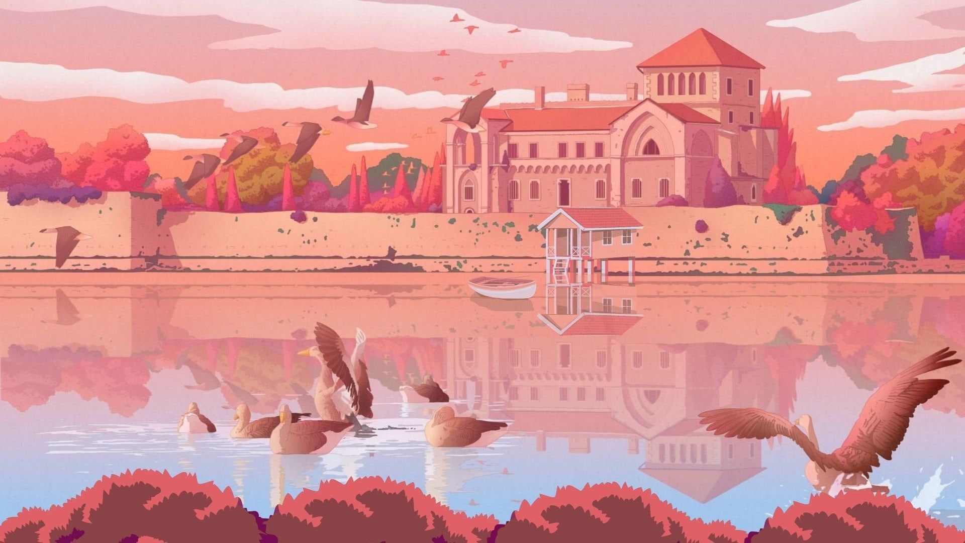 Studio Ghibli Pink Wallpapers - Top Free Studio Ghibli Pink Backgrounds ...