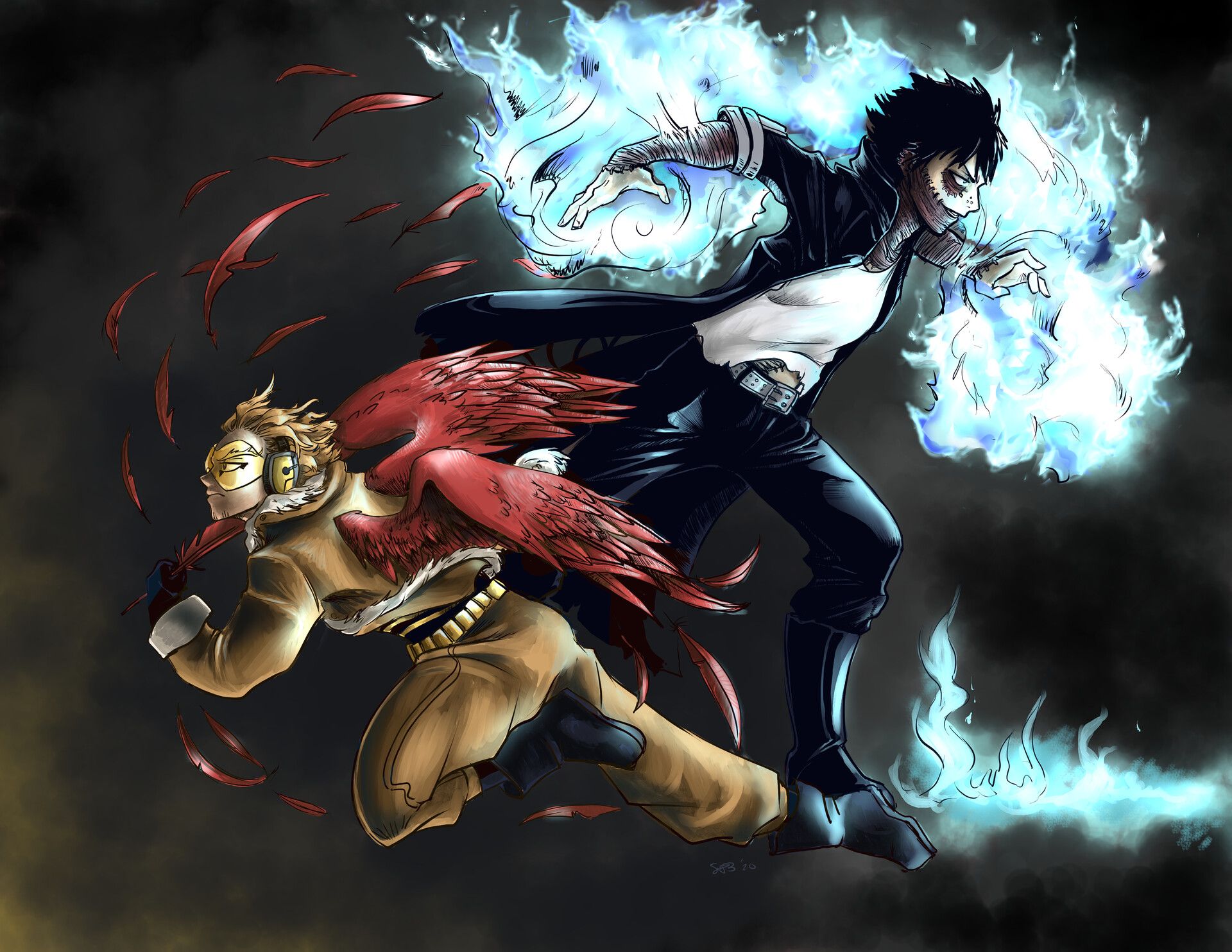 Dabi And Hawks Wallpapers - Top Free Dabi And Hawks Backgrounds ...