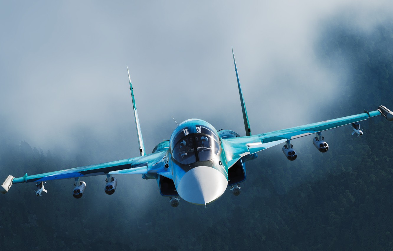 Sukhoi Su-34 Wallpapers - Top Free Sukhoi Su-34 Backgrounds - WallpaperAccess