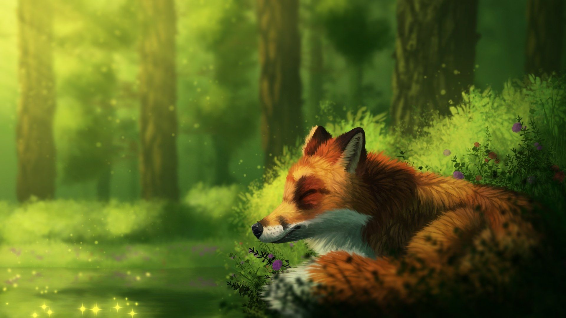 Fantasy Fox Wallpapers - Top Free Fantasy Fox Backgrounds - WallpaperAccess
