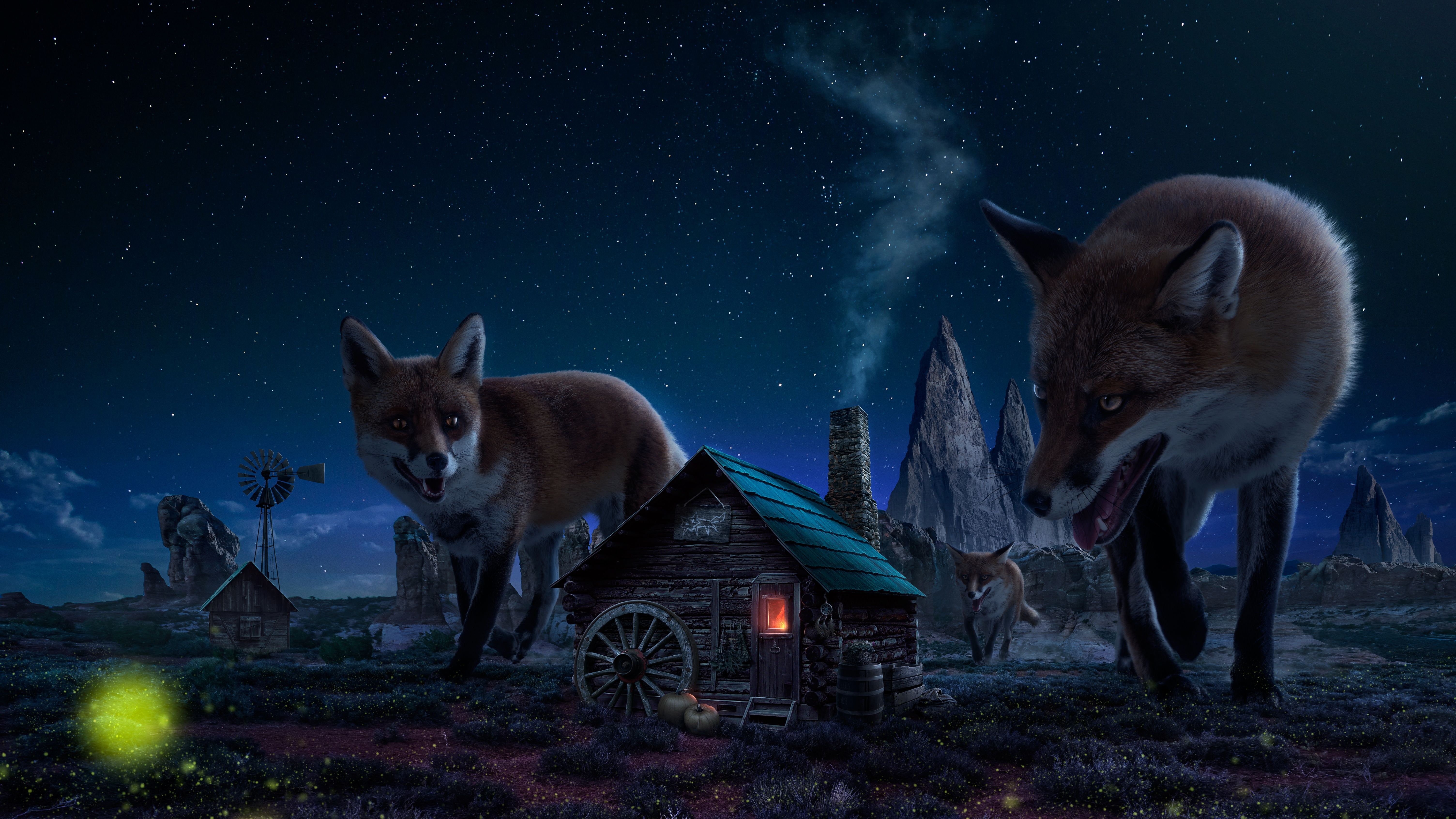 Fantasy Fox Wallpapers - Top Free Fantasy Fox Backgrounds - WallpaperAccess