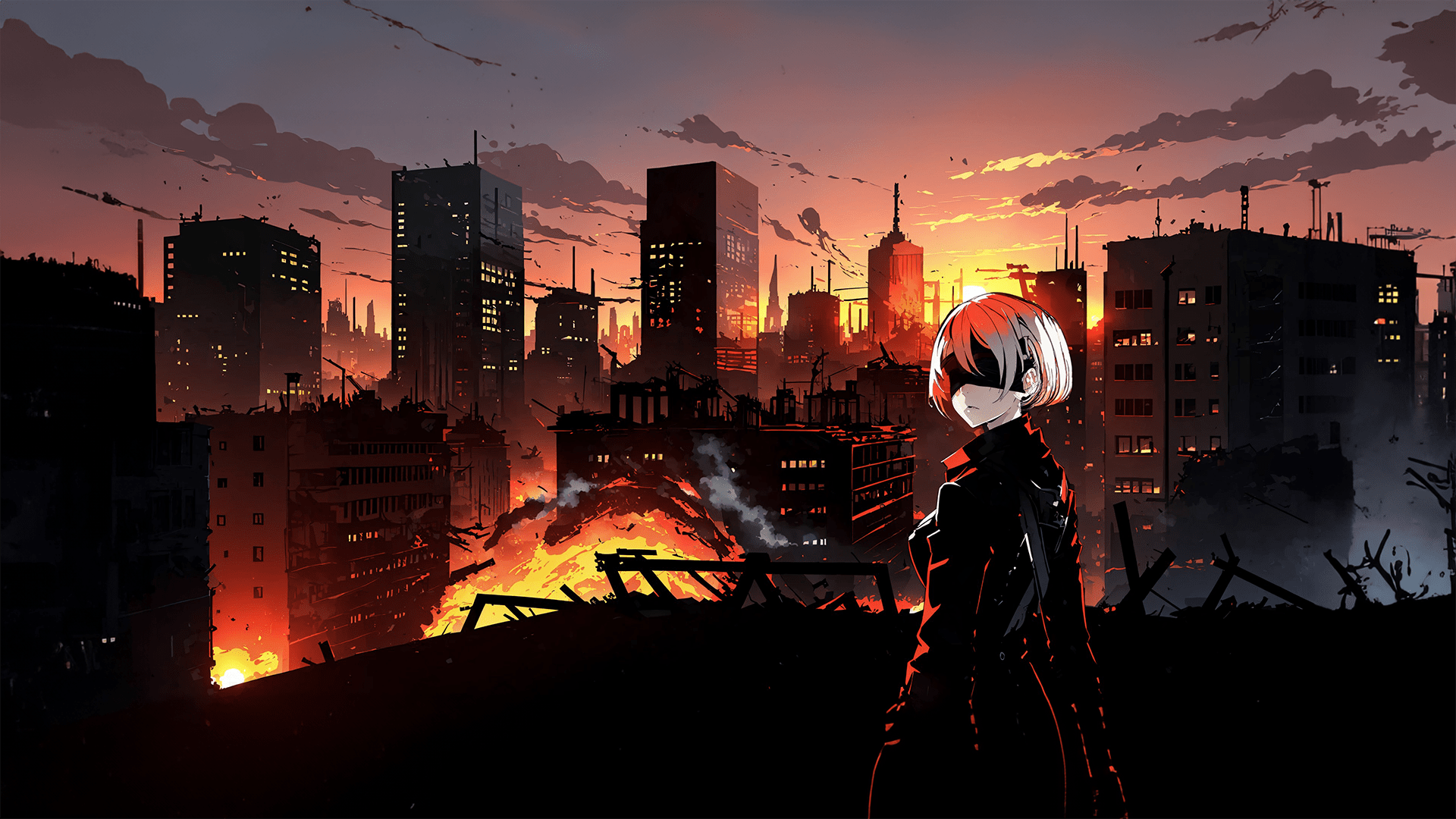 Burning City Wallpapers - Top Free Burning City Backgrounds ...