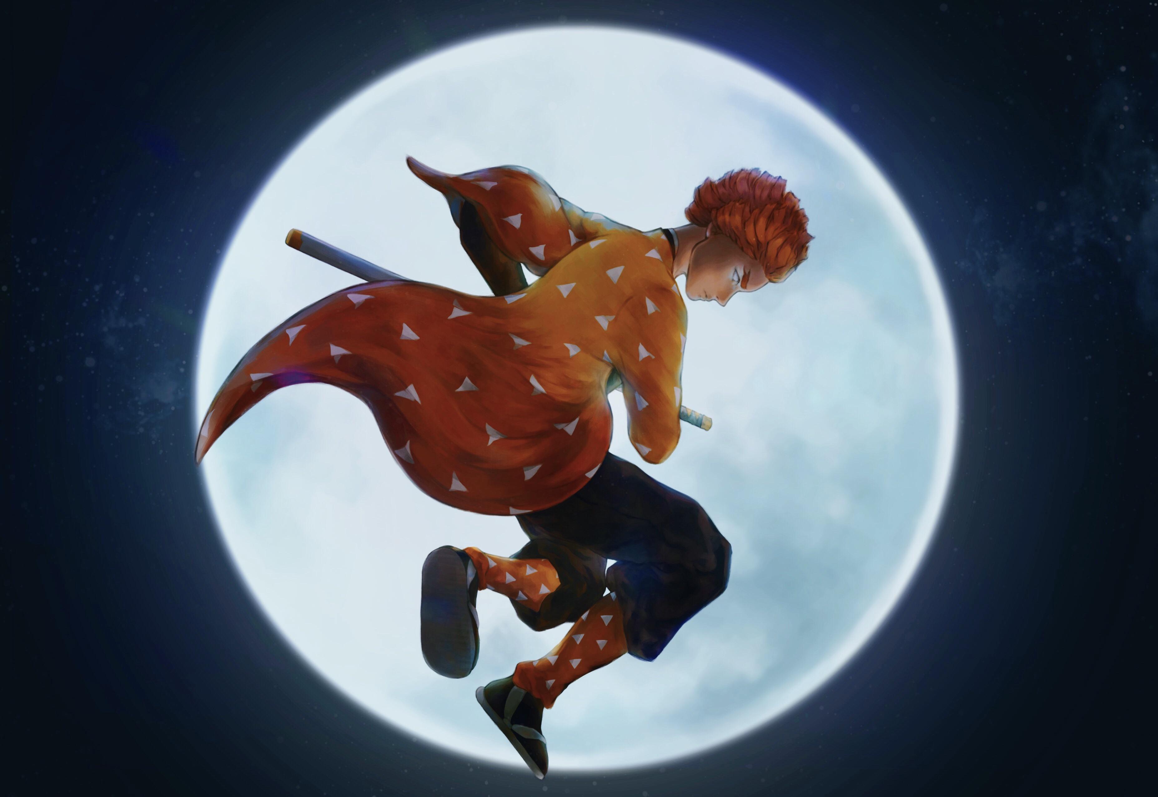 Zenitsu Moon Wallpapers - Top Free Zenitsu Moon Backgrounds ...