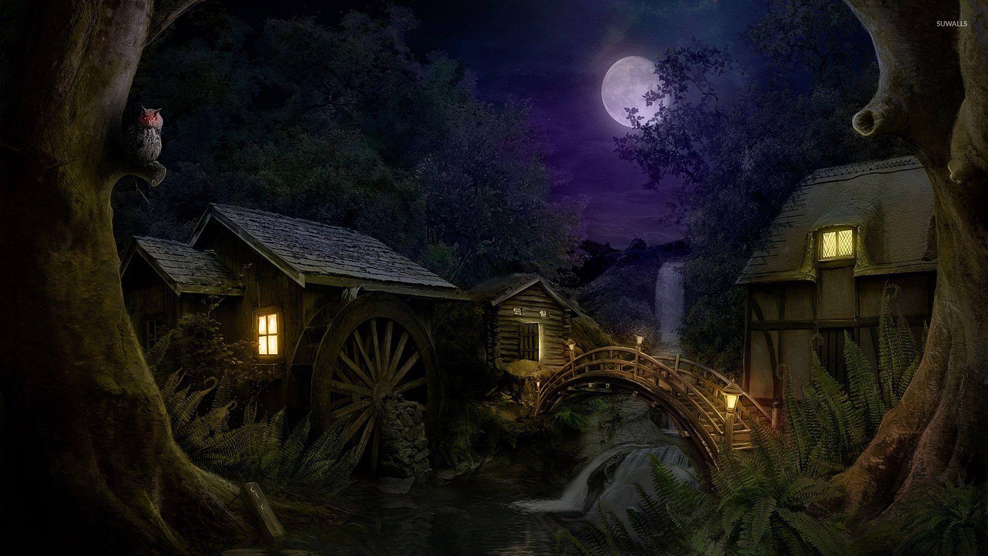 Forest Night Wallpapers - Top Free Forest Night Backgrounds ...