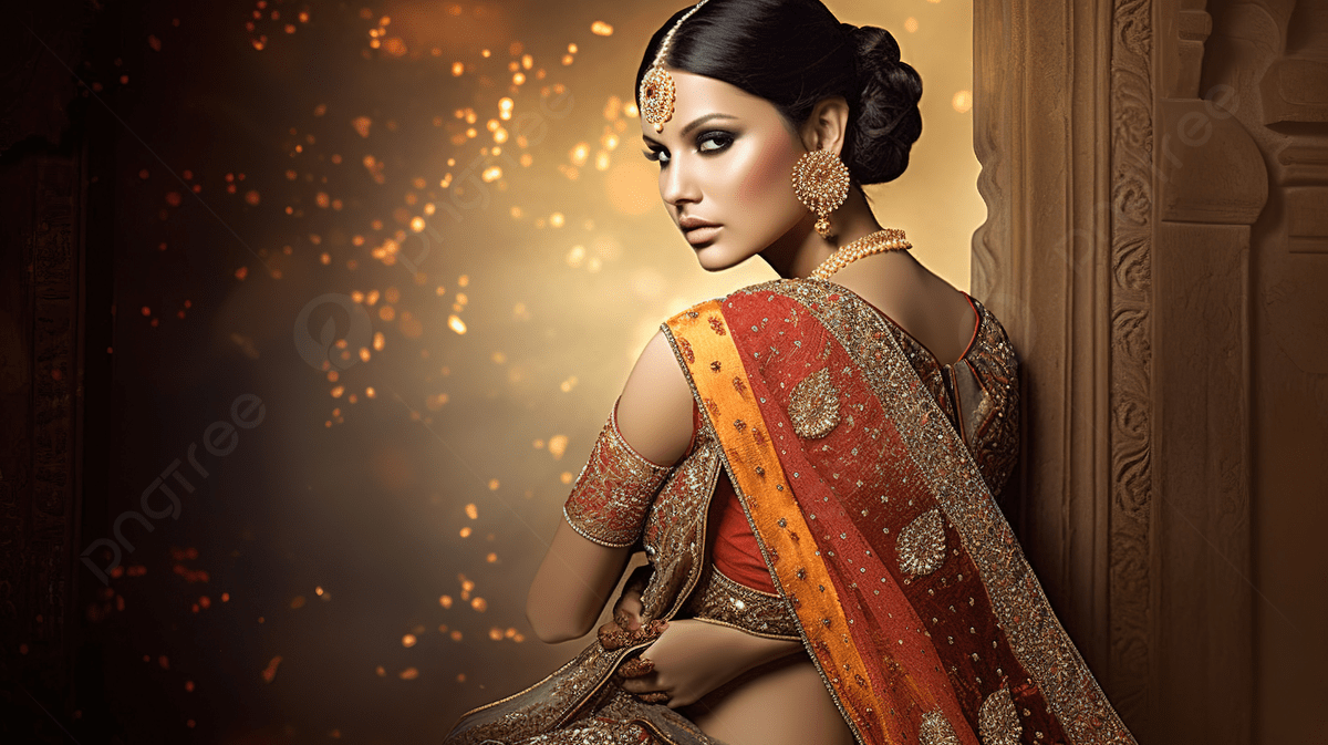 Saree Model Wallpapers - Top Free Saree Model Backgrounds - WallpaperAccess
