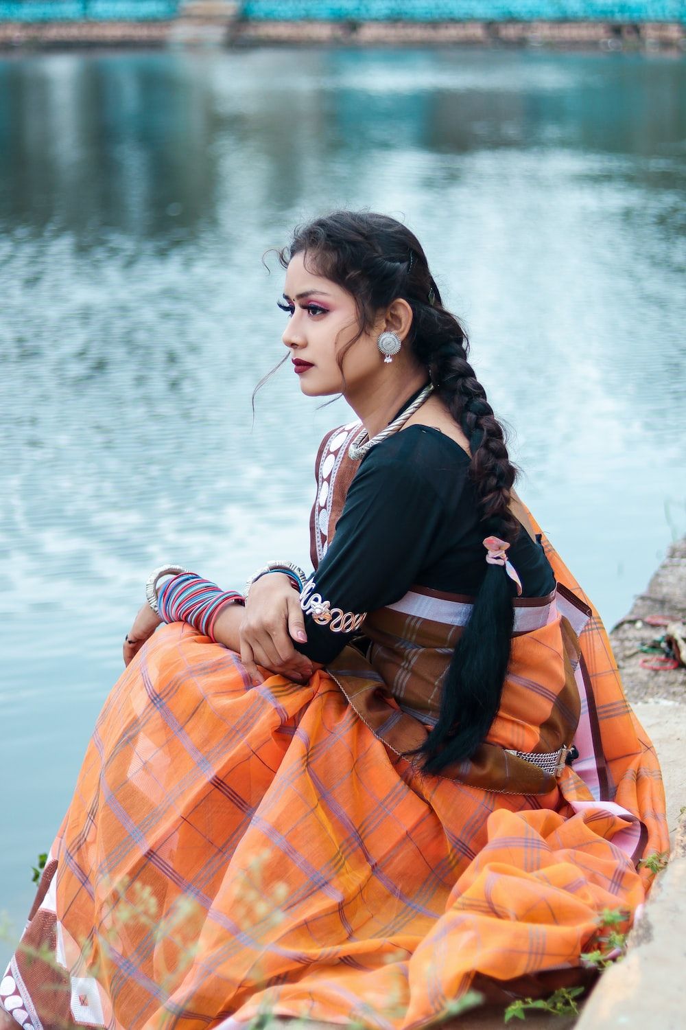 Saree Model Wallpapers - Top Free Saree Model Backgrounds - WallpaperAccess