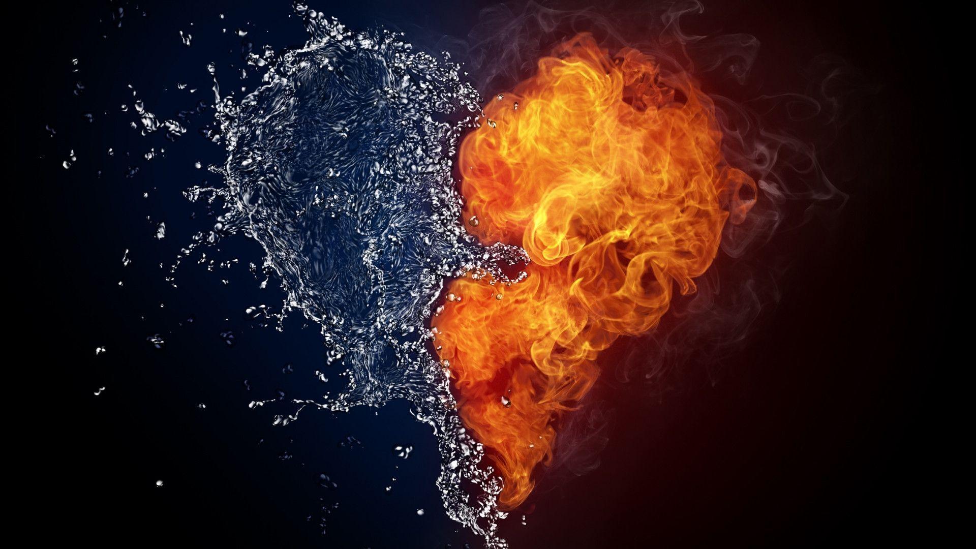 Fire and Water Wallpapers - Top Free Fire and Water Backgrounds ...