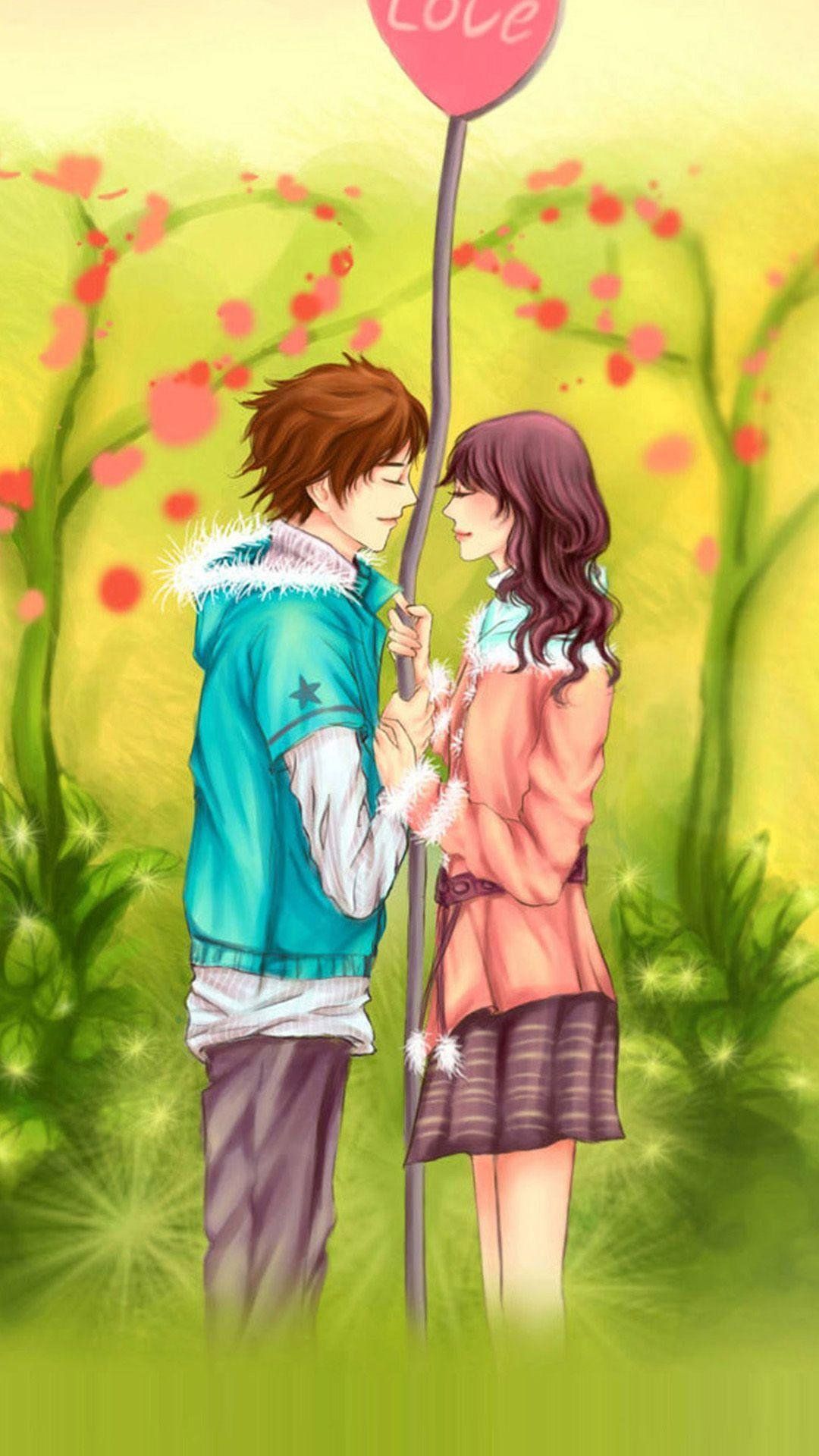 Romantic Cartoon Wallpapers - Top Free Romantic Cartoon Backgrounds ...