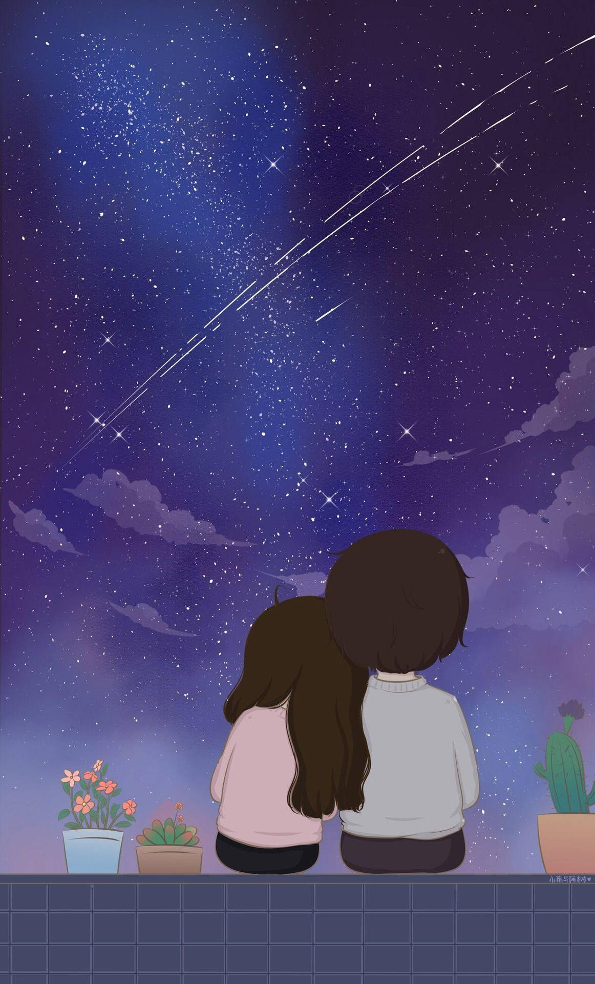 Romantic Cartoon Wallpapers - Top Free Romantic Cartoon Backgrounds ...