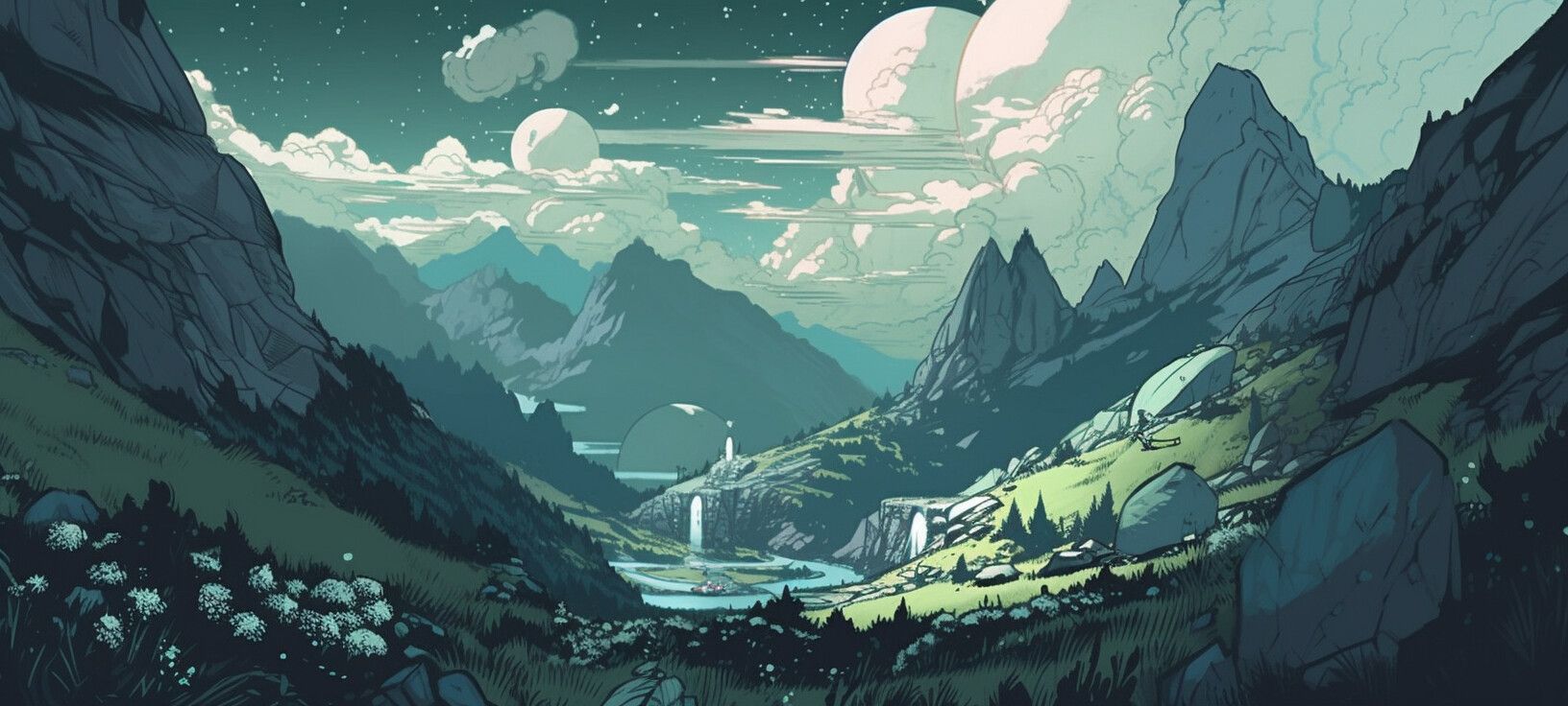 Lo Fi Dual Monitor Wallpapers - Top Free Lo Fi Dual Monitor Backgrounds ...