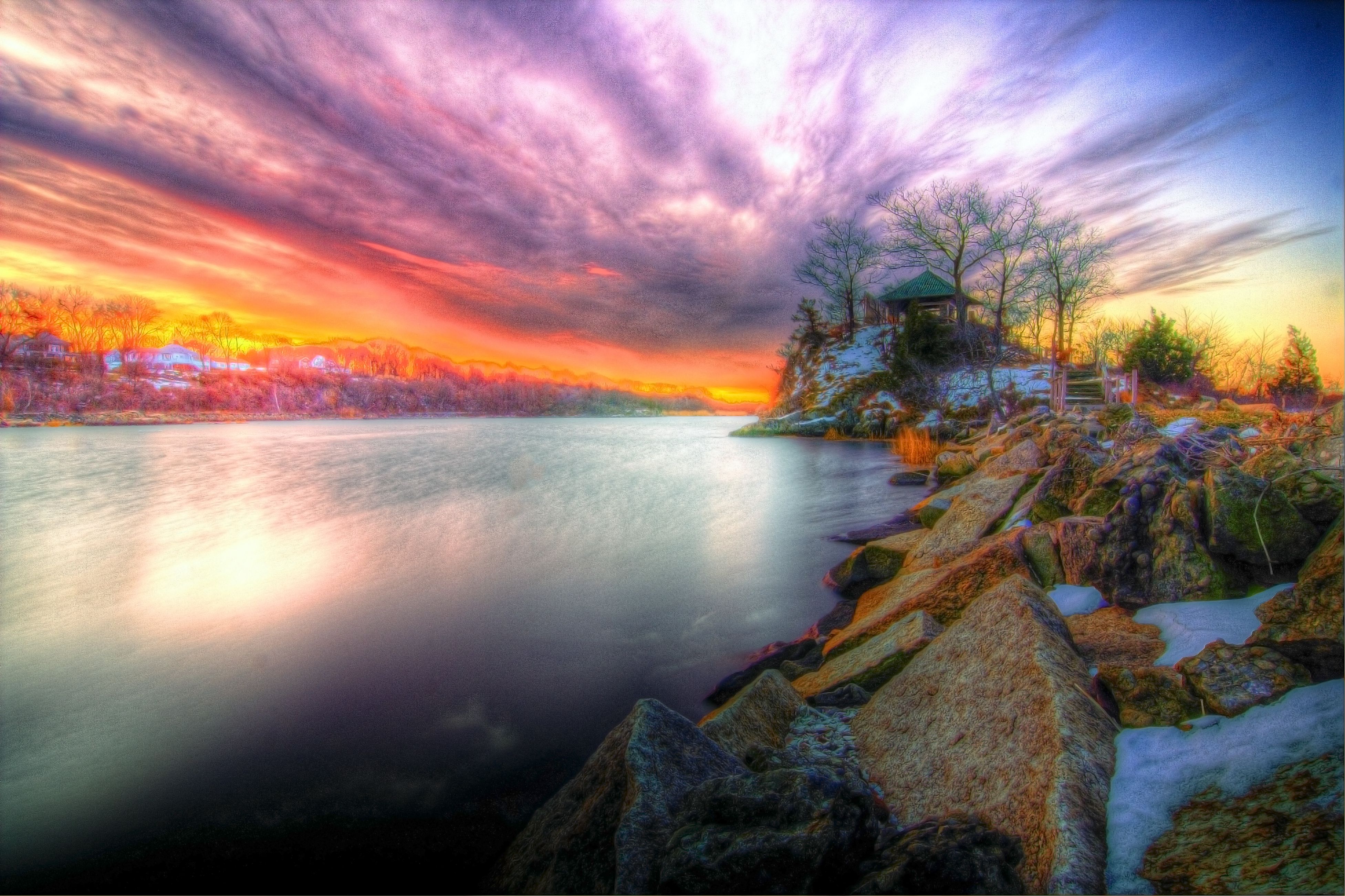 3D Sunset Wallpapers - Top Free 3D Sunset Backgrounds - WallpaperAccess