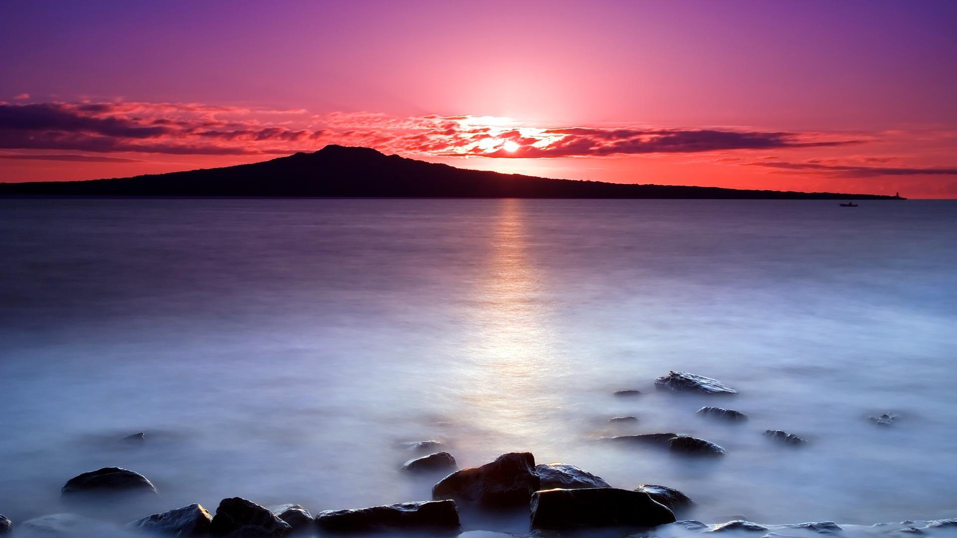 Purple Sunset Wallpapers - Top Free Purple Sunset Backgrounds ...