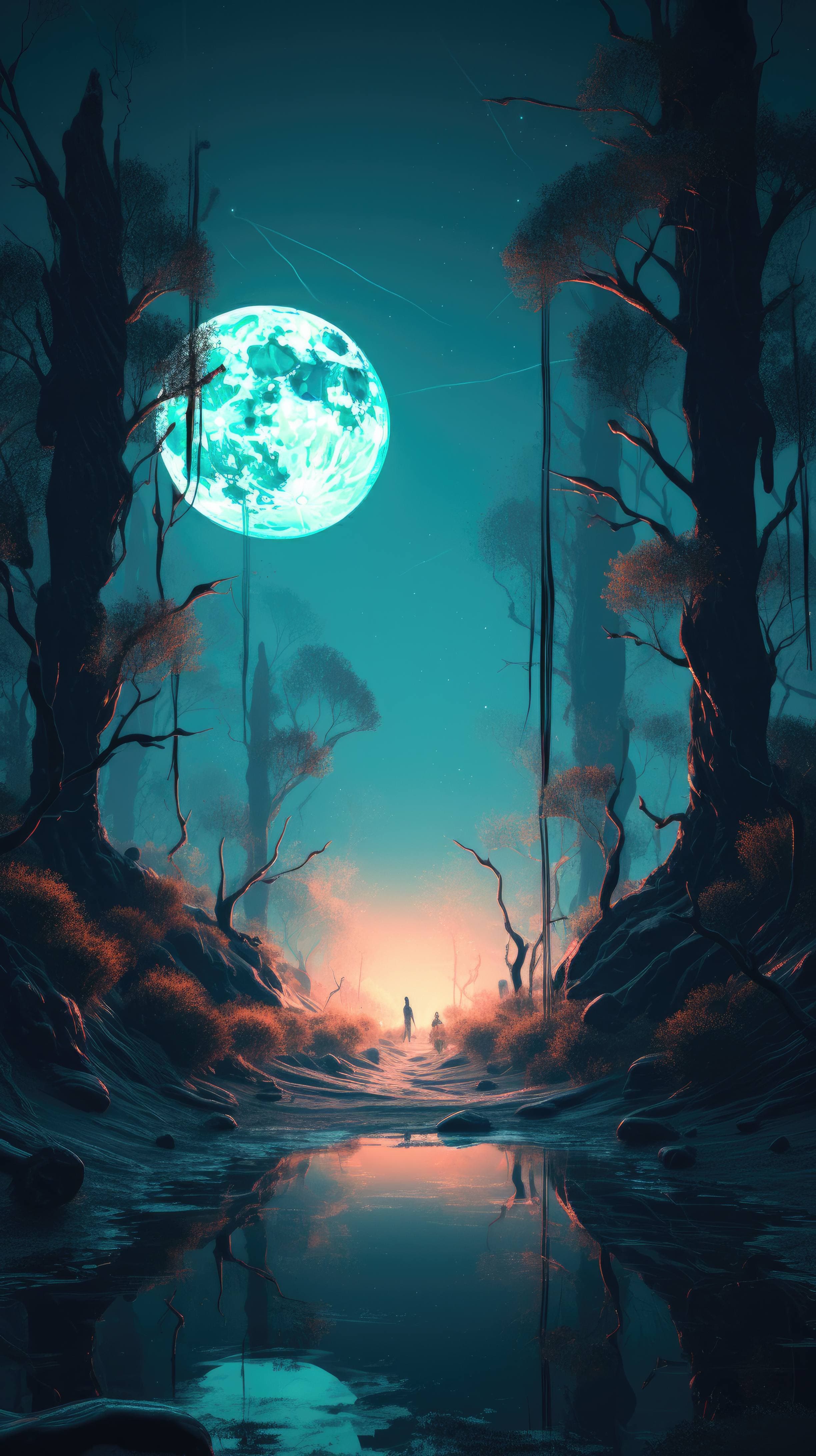 Neon Forest Wallpapers - Top Free Neon Forest Backgrounds - WallpaperAccess