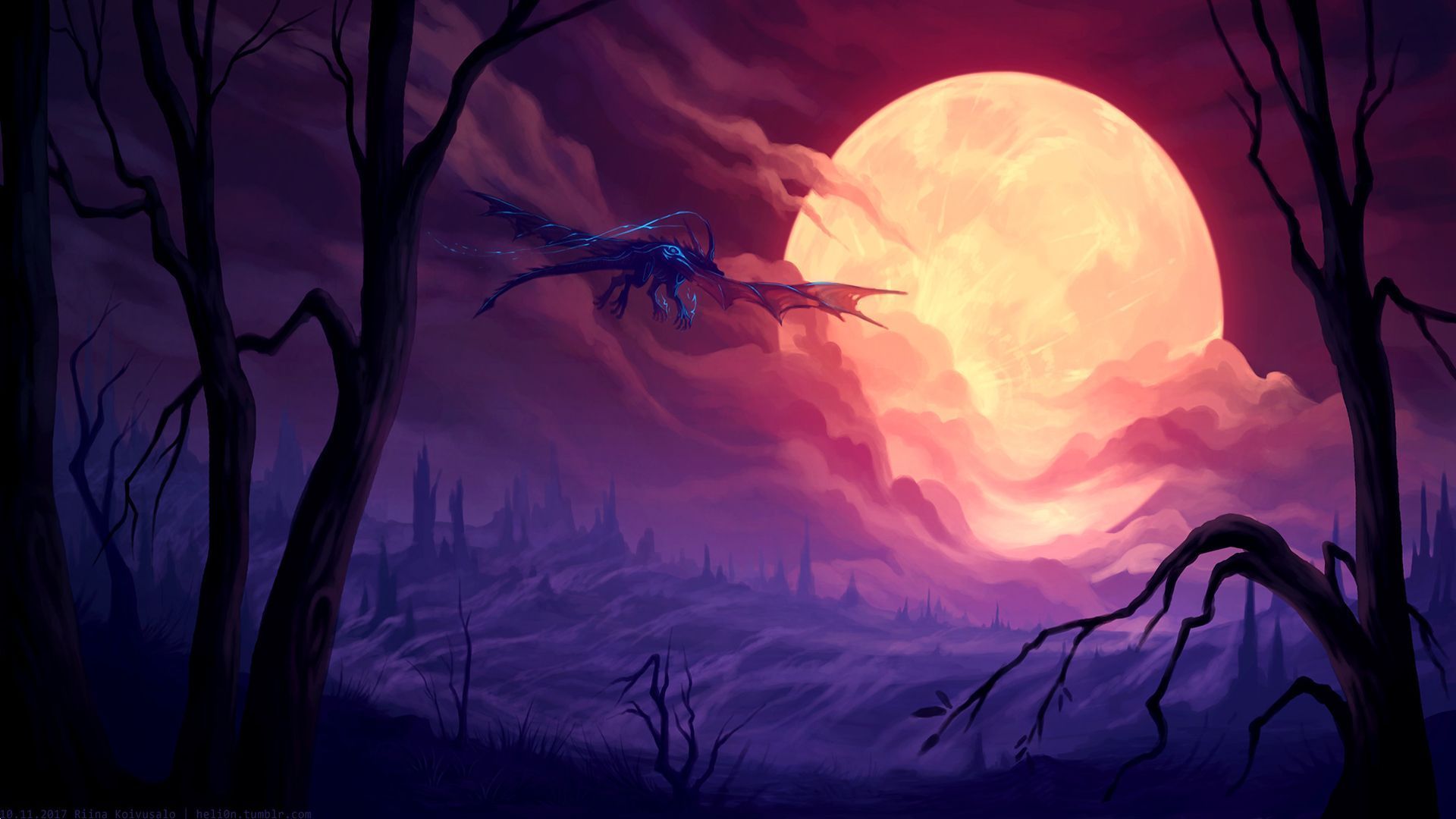 Moonlit Fantasy Wallpapers - Top Free Moonlit Fantasy Backgrounds ...