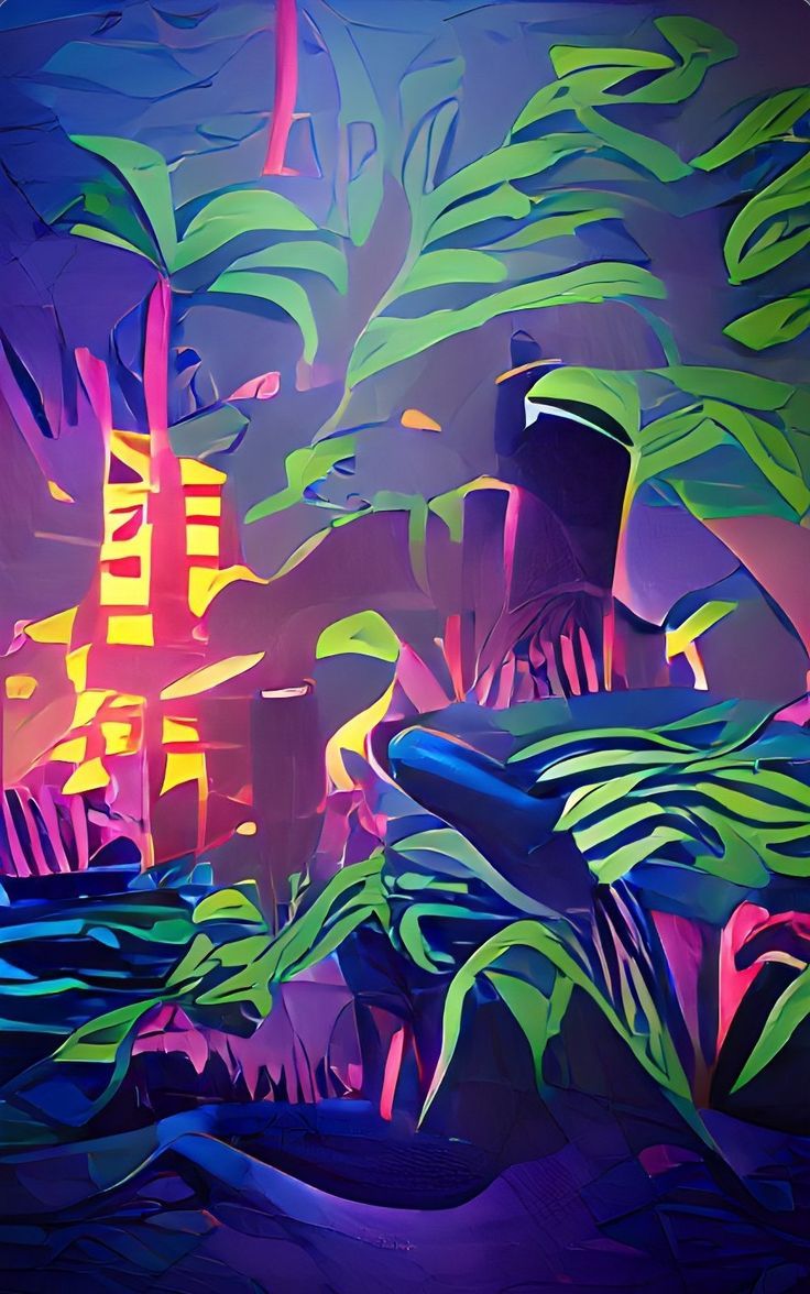 Neon Jungle Wallpapers - Top Free Neon Jungle Backgrounds - WallpaperAccess