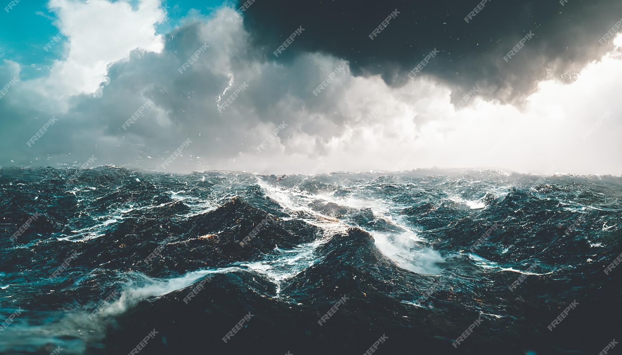 Rough Sea Wallpapers - Top Free Rough Sea Backgrounds - WallpaperAccess