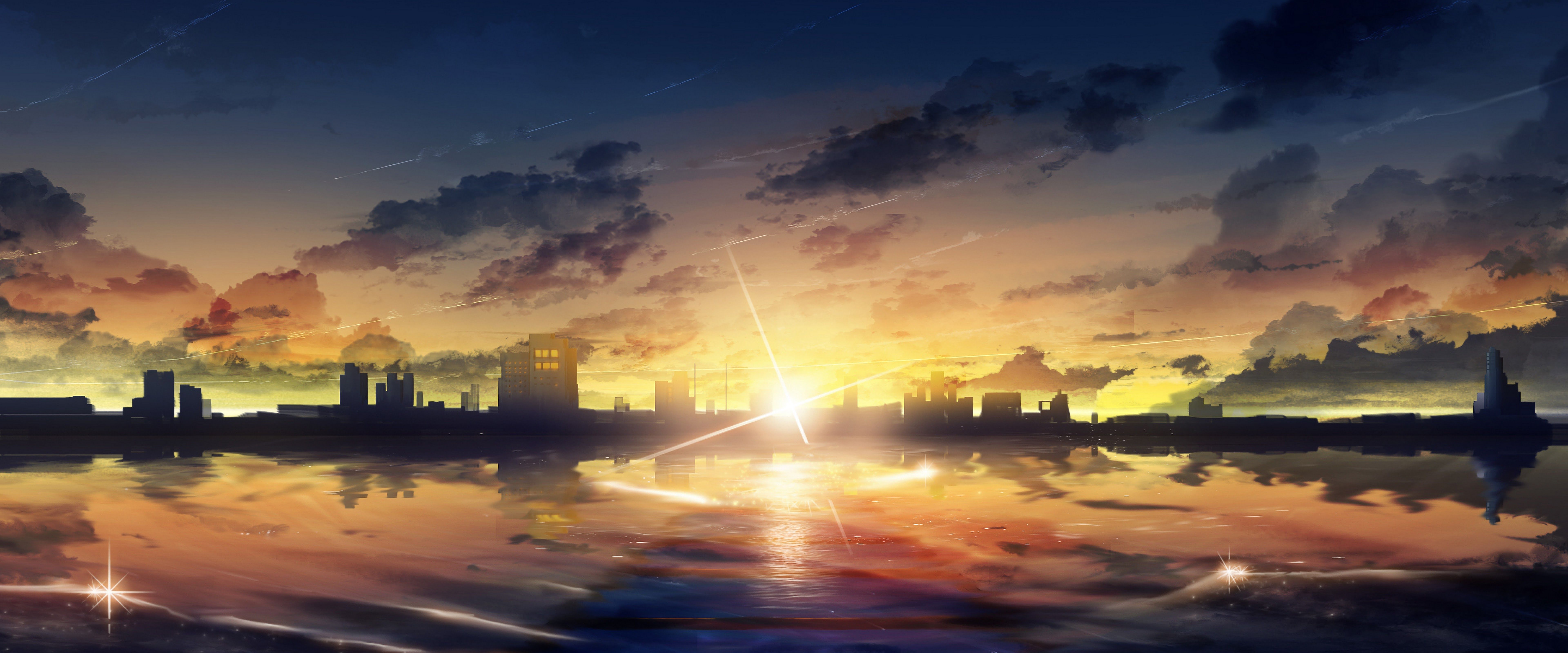 Anime City Landscape Wallpapers - Top Free Anime City Landscape ...