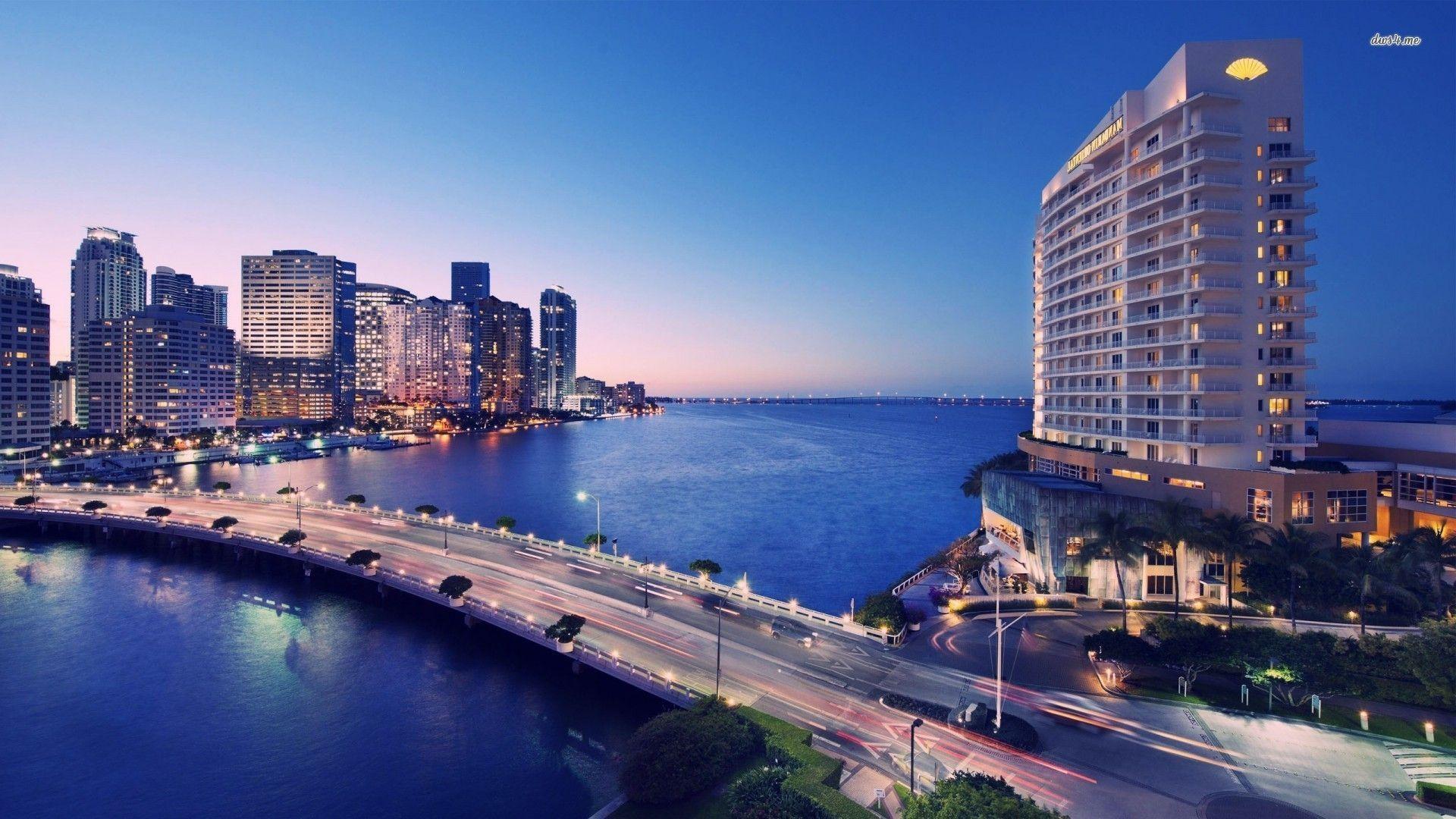 Miami Cityscape Wallpapers - Top Free Miami Cityscape Backgrounds ...