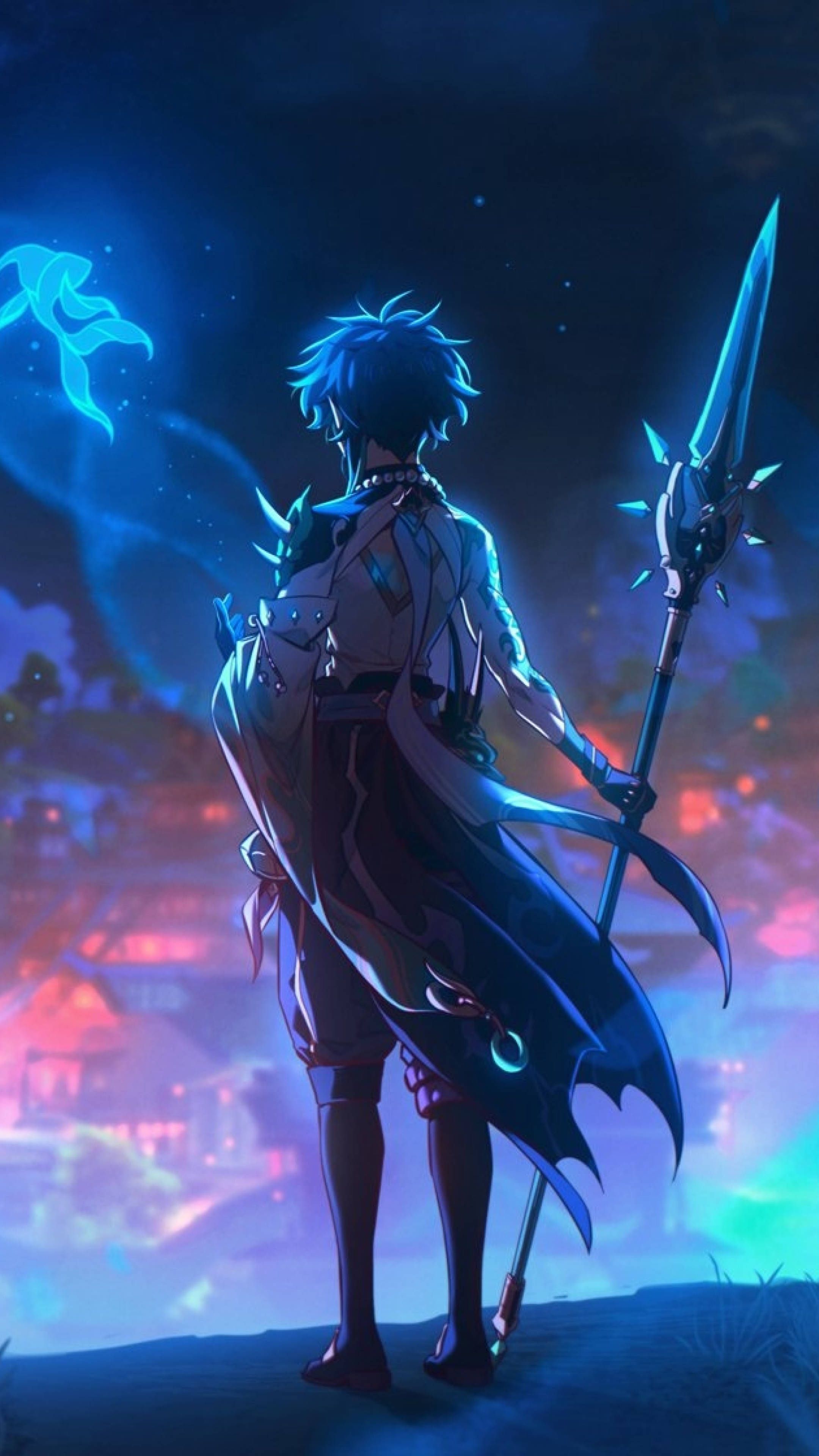 Blue Anime Phone Wallpapers - Top Free Blue Anime Phone Backgrounds ...