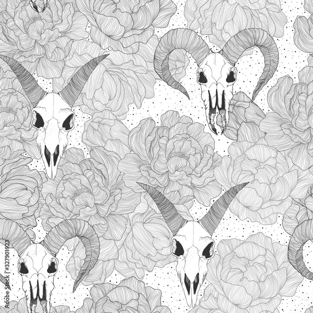 Goat Skull Wallpapers - Top Free Goat Skull Backgrounds - WallpaperAccess