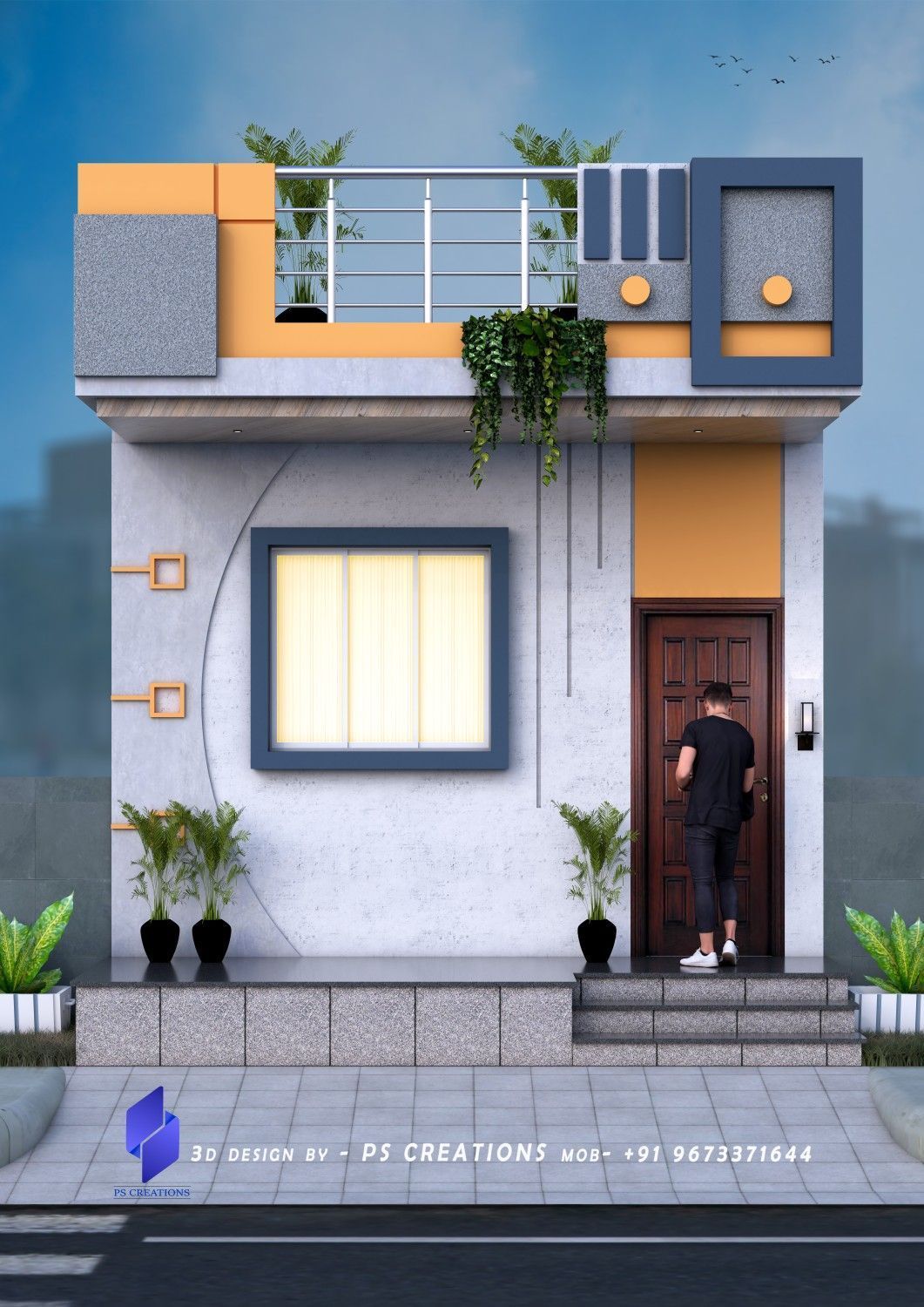 Ground Floor Luxury Elevation Design Wallpapers - Top Free Ground Floor ...