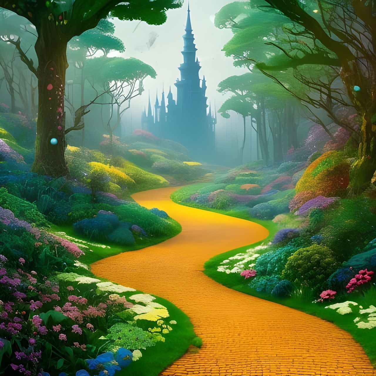 Yellow Brick Road Wallpapers - Top Free Yellow Brick Road Backgrounds - WallpaperAccess