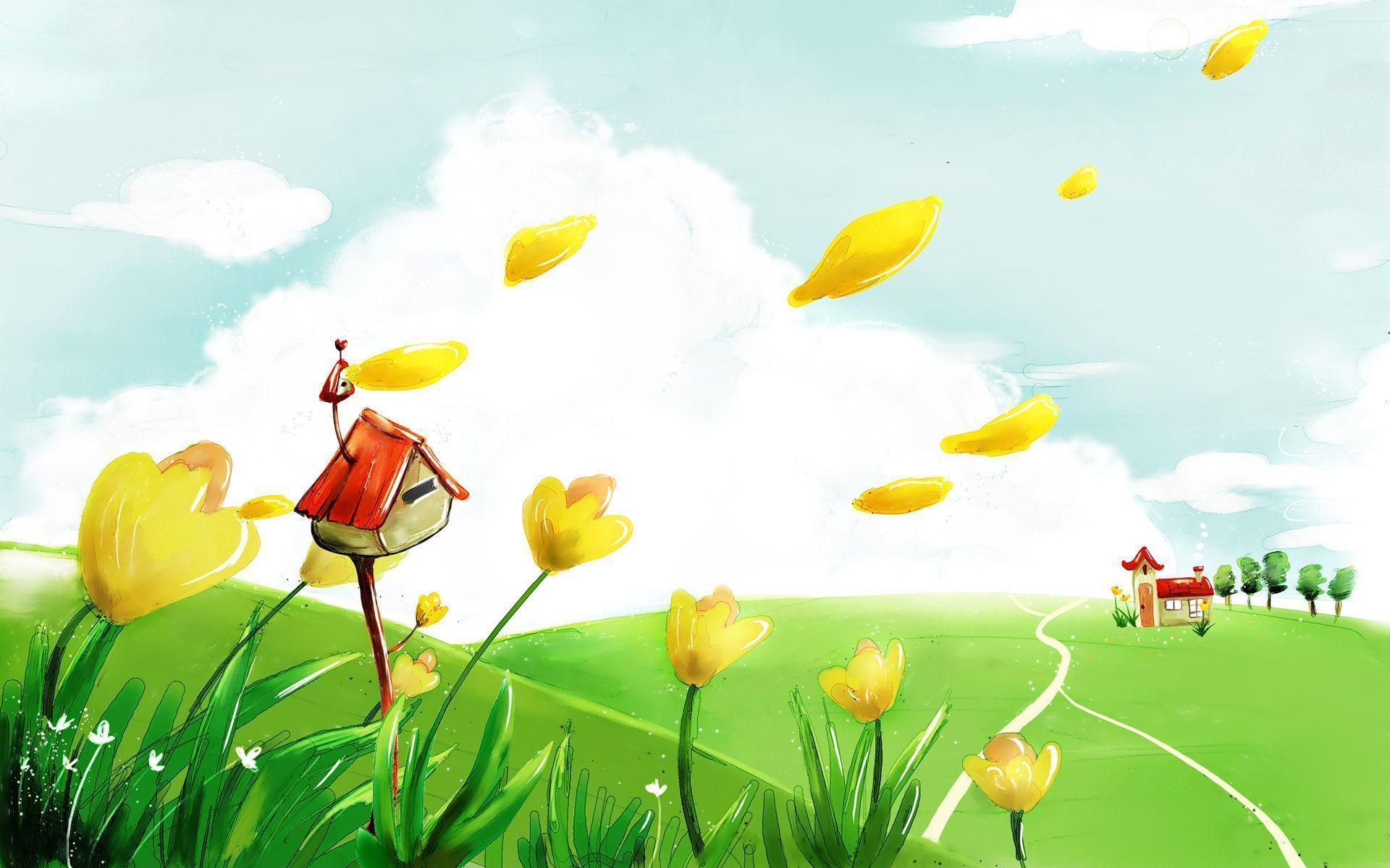 Cartoon Field Wallpapers - Top Free Cartoon Field Backgrounds ...