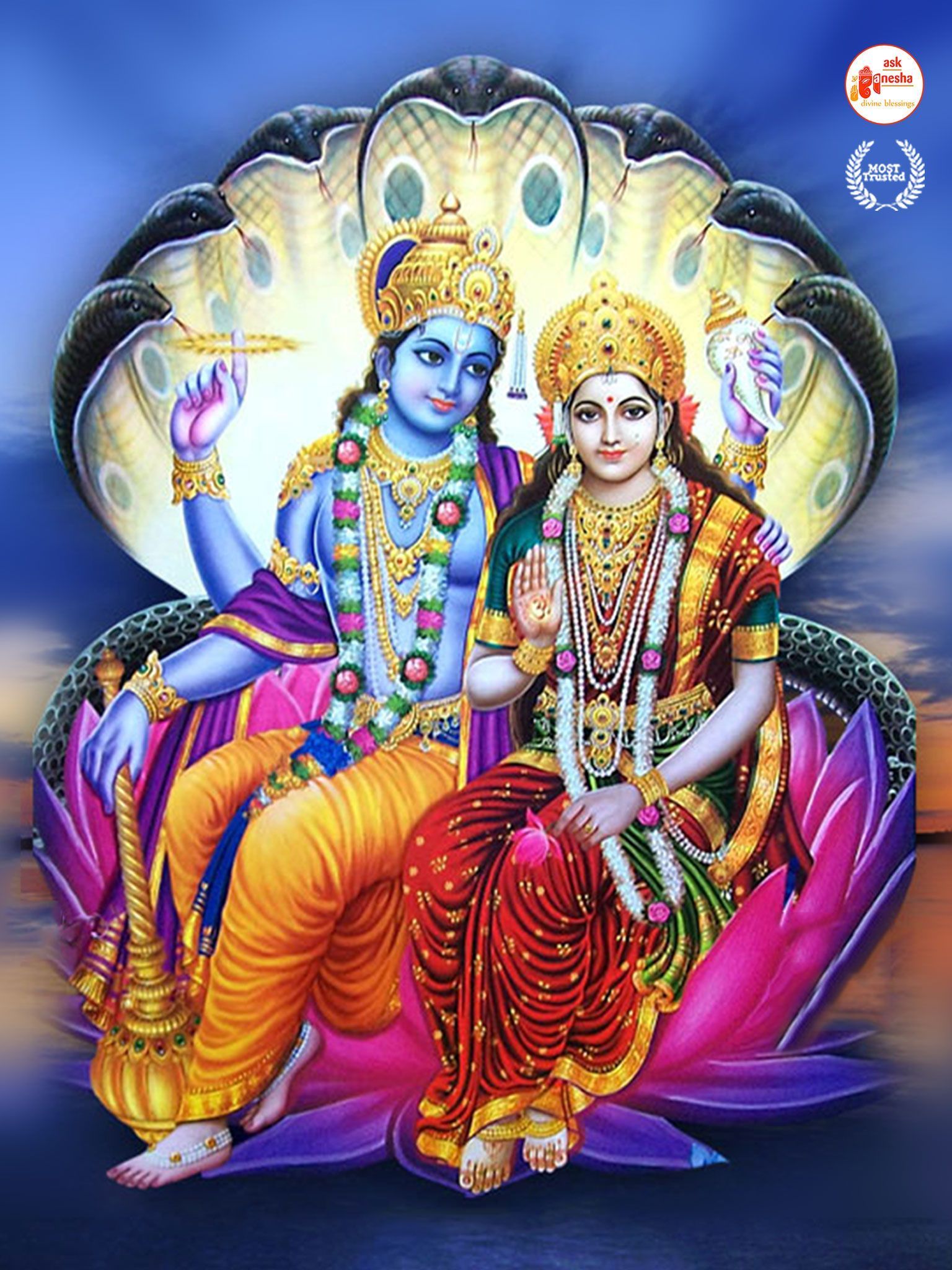 LAKSHMI NARAYANA Wallpapers - Top Free LAKSHMI NARAYANA Backgrounds - WallpaperAccess