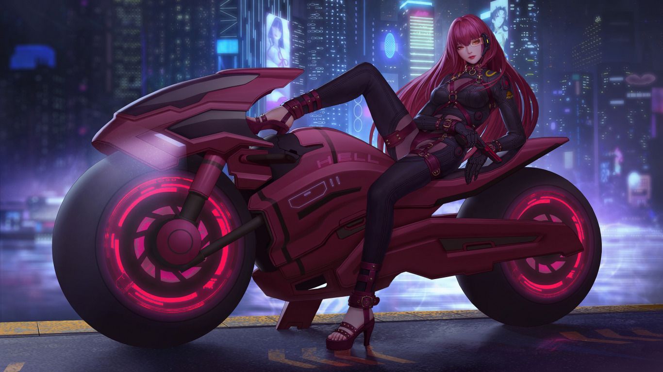 Cyberpunk Motorcycle Wallpapers - Top Free Cyberpunk Motorcycle ...