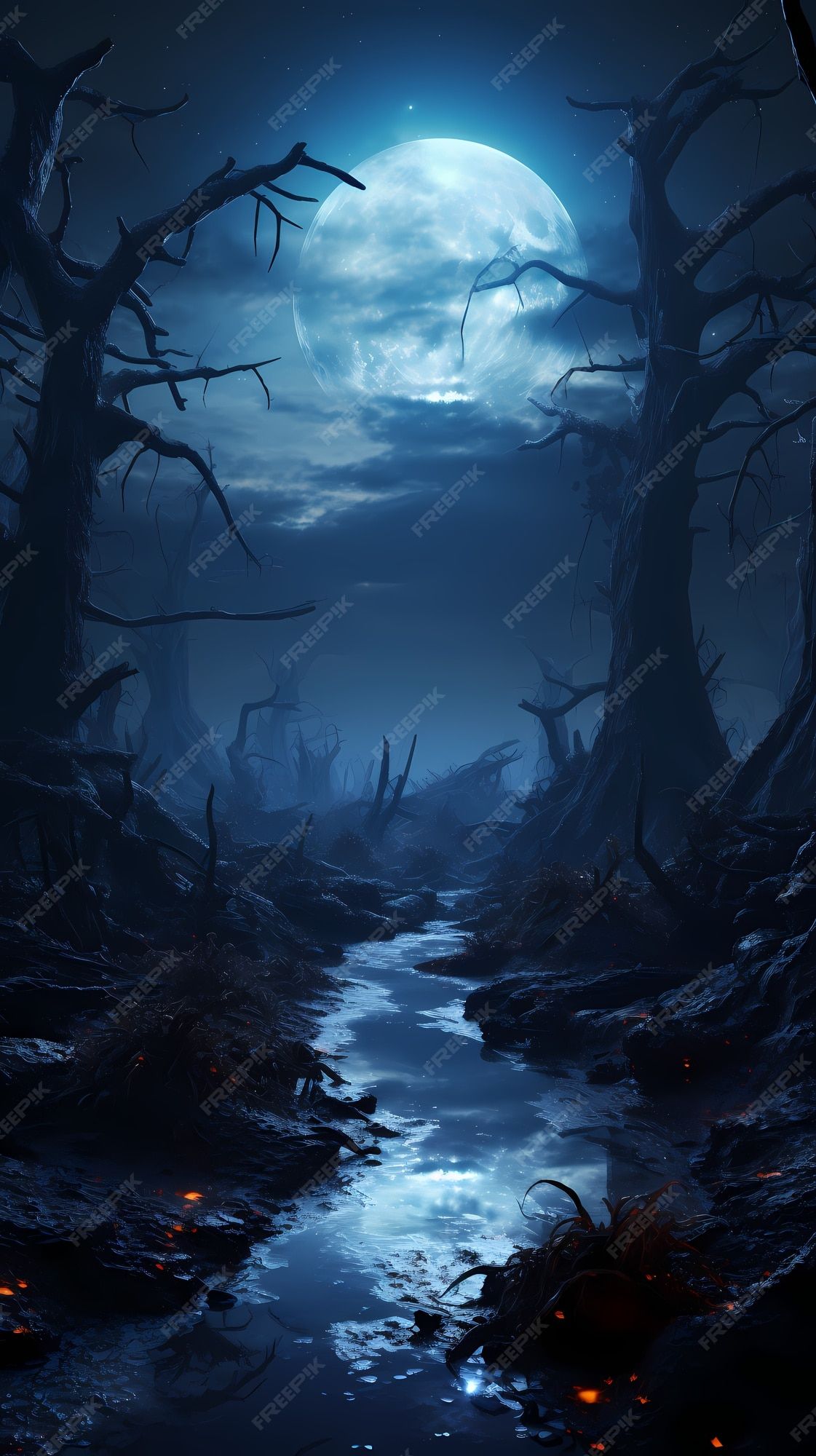 Horror Moon Wallpapers - Top Free Horror Moon Backgrounds - WallpaperAccess