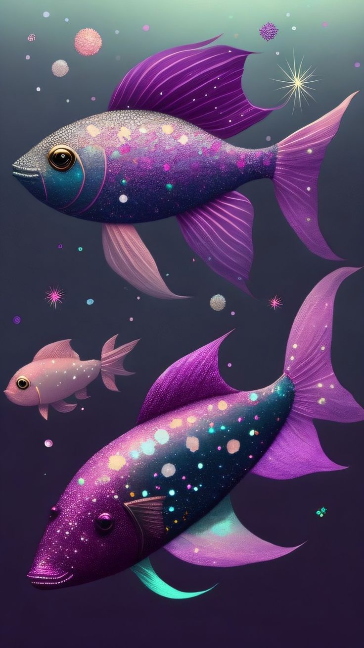 Purple Fish Wallpapers - Top Free Purple Fish Backgrounds - WallpaperAccess