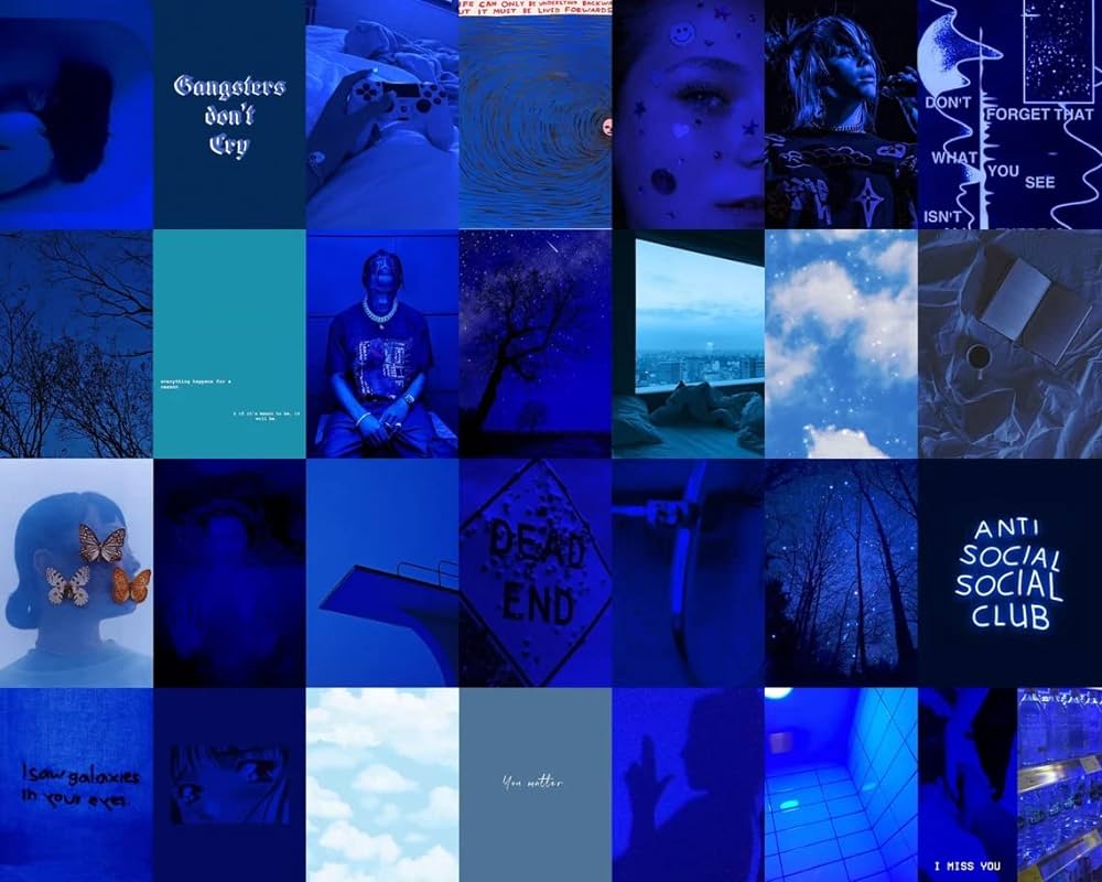 Dark Blue Collage Wallpapers - Top Free Dark Blue Collage Backgrounds ...