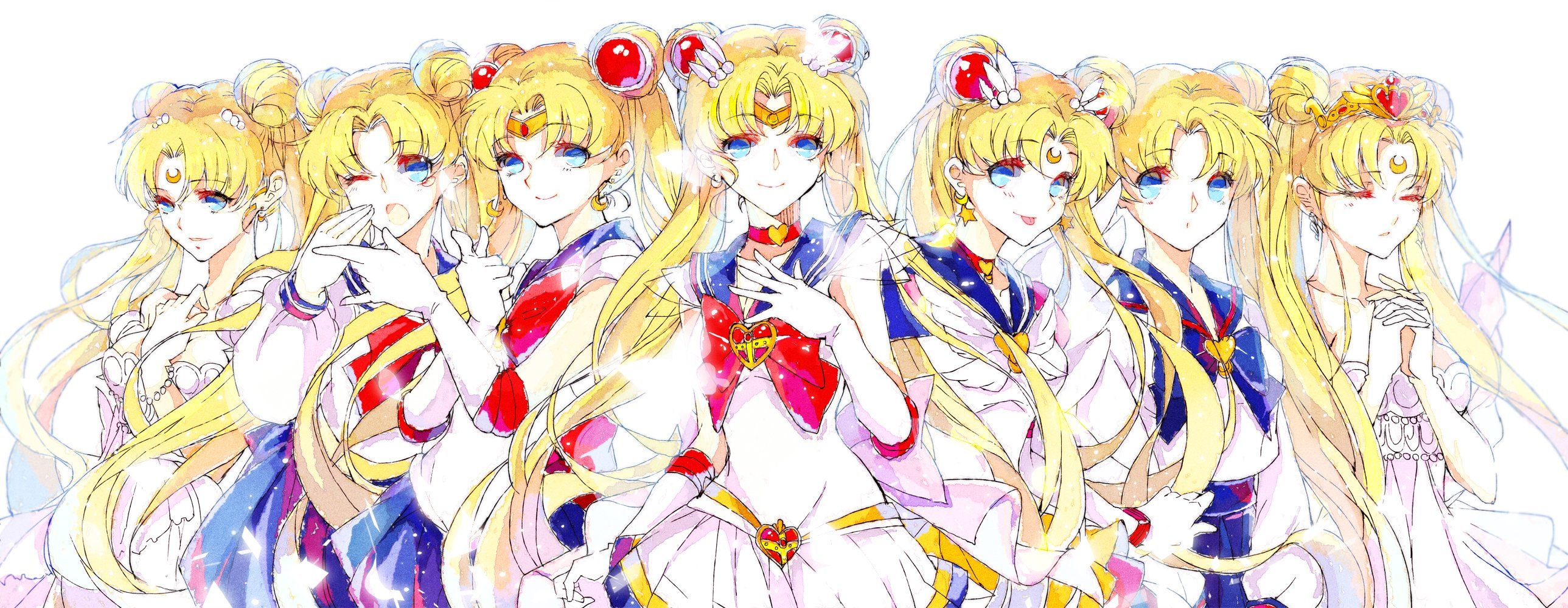 Sailor Moon Dual Monitor Wallpapers - Top Free Sailor Moon Dual Monitor ...