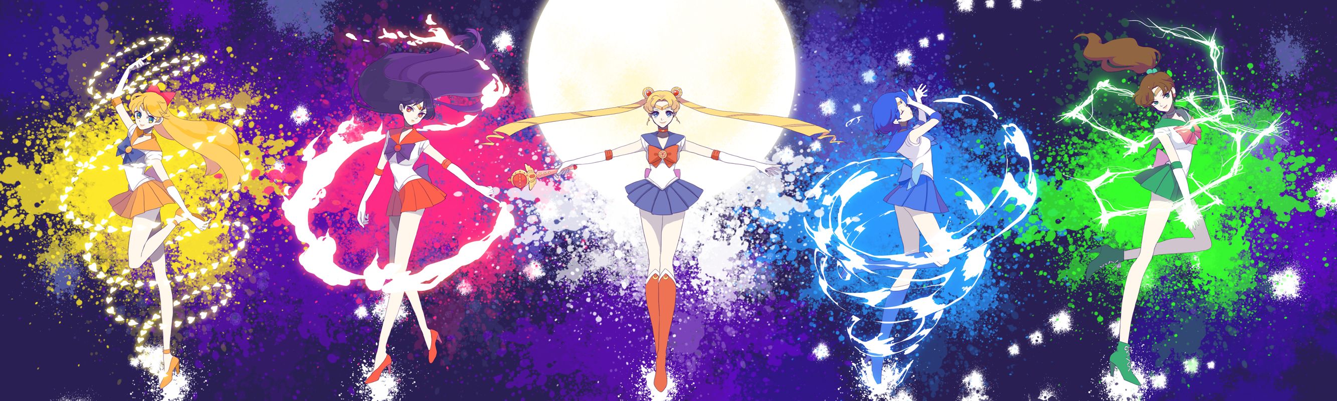 Sailor Moon Dual Monitor Wallpapers - Top Free Sailor Moon Dual Monitor ...