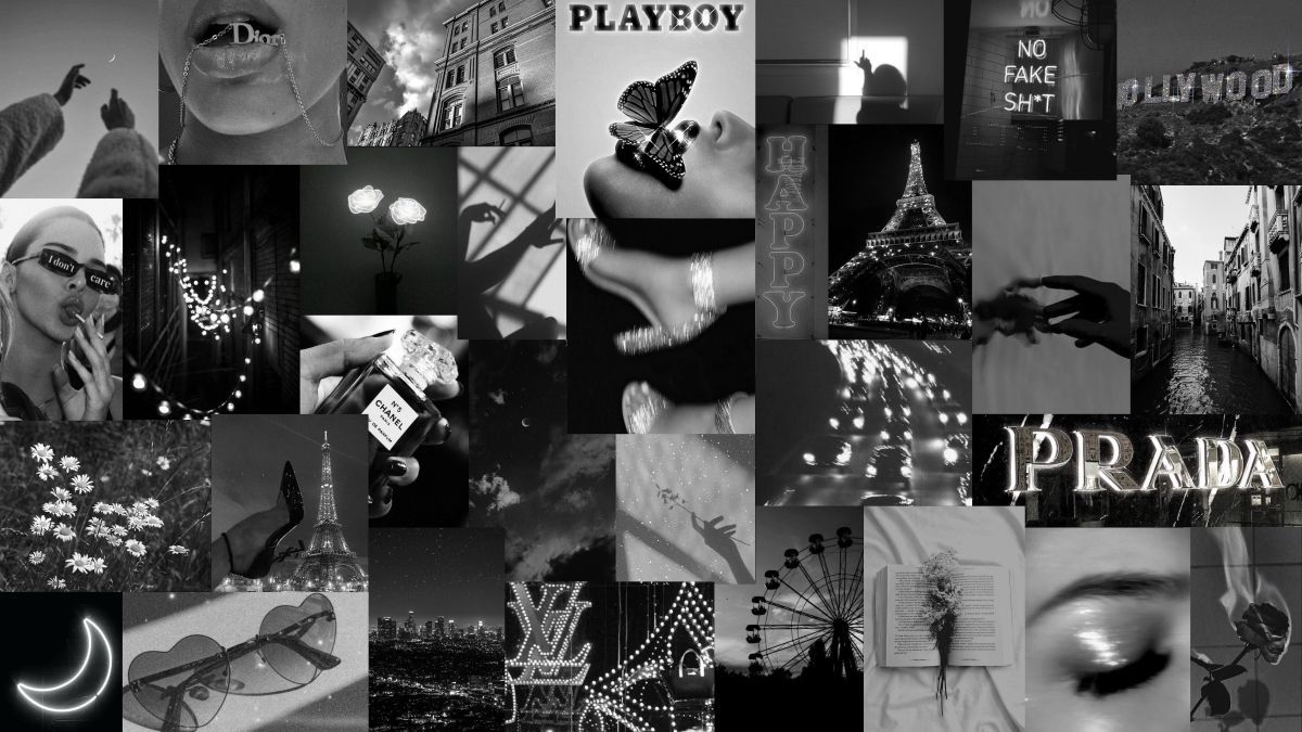 Black Collage Desktop Wallpapers - Top Free Black Collage Desktop ...