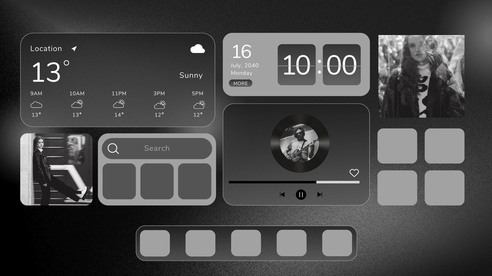 Black Collage Desktop Wallpapers - Top Free Black Collage Desktop ...