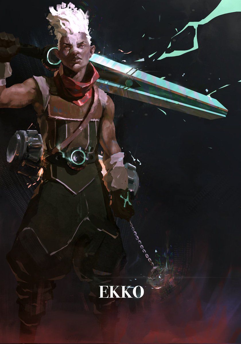 Ekko Arcane Wallpapers - Top Free Ekko Arcane Backgrounds - WallpaperAccess