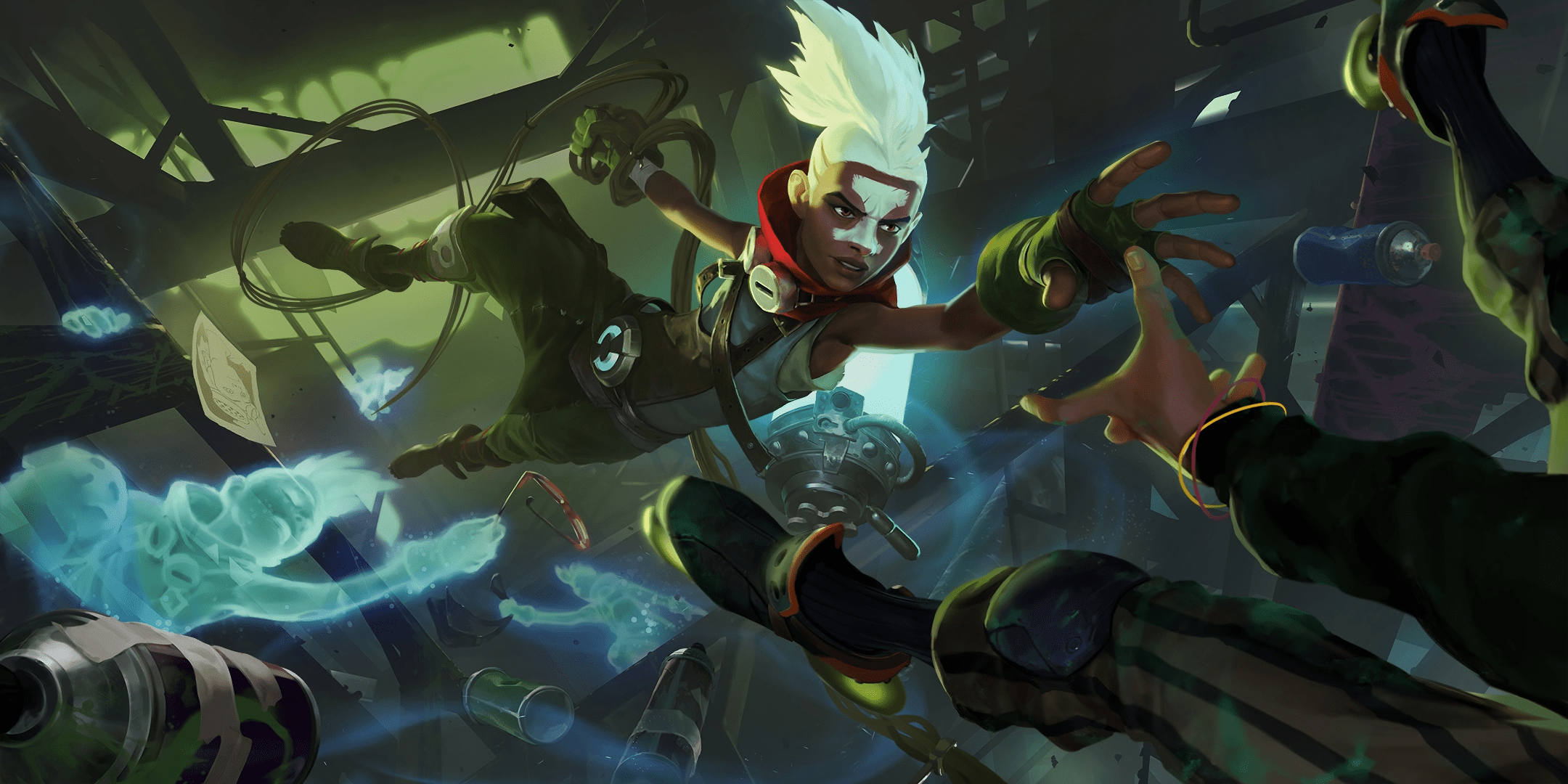 Ekko Arcane Wallpapers - Top Free Ekko Arcane Backgrounds - WallpaperAccess